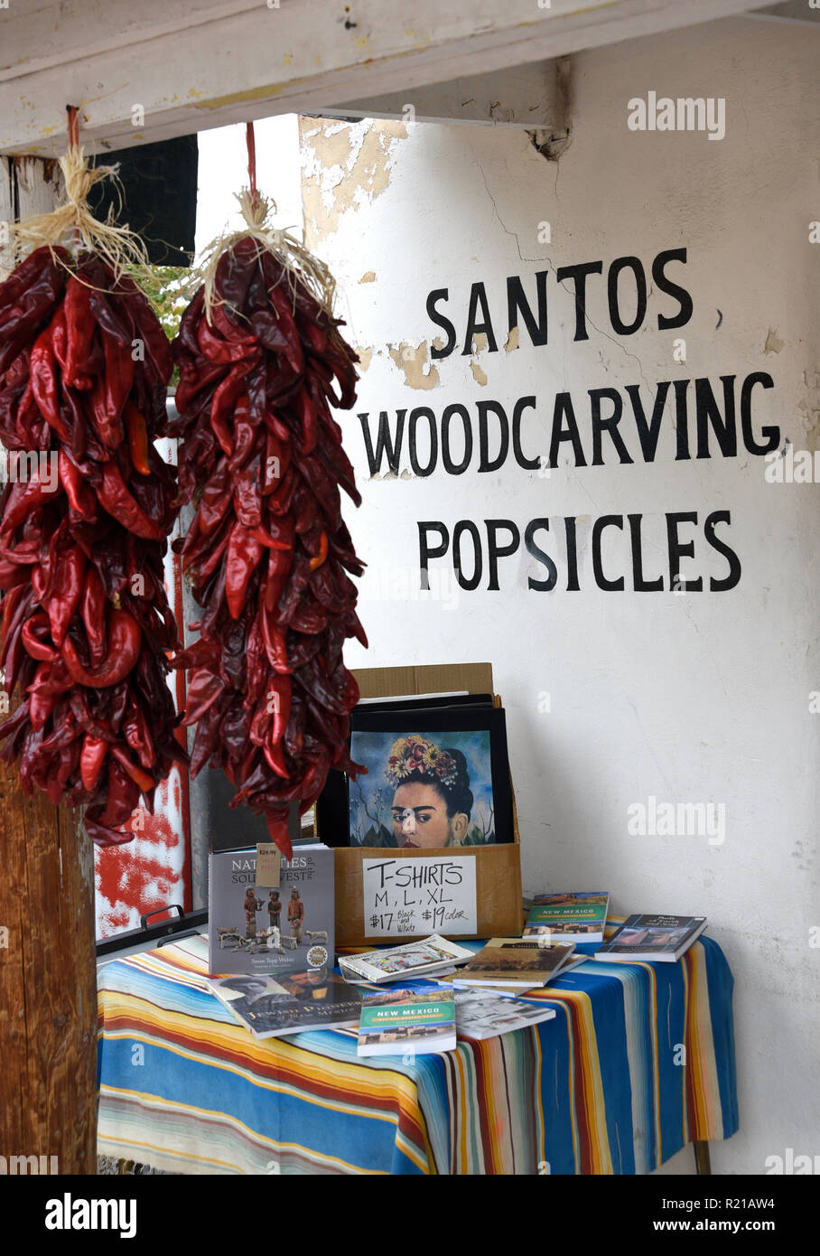 Chile ristras hi-res stock photography and images - Alamy