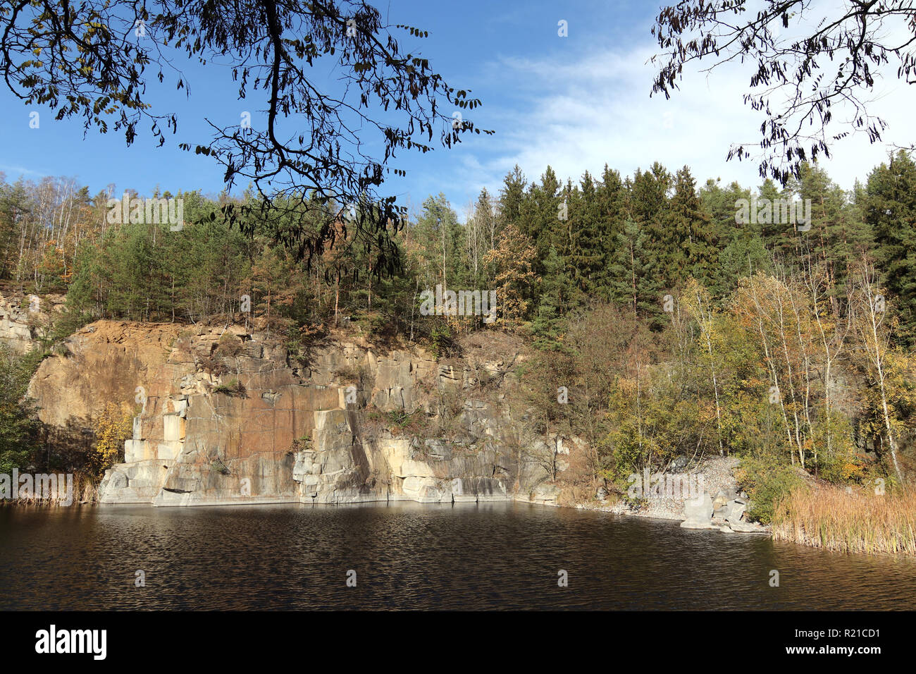 Quarry flooded hi-res stock photography and images - Alamy