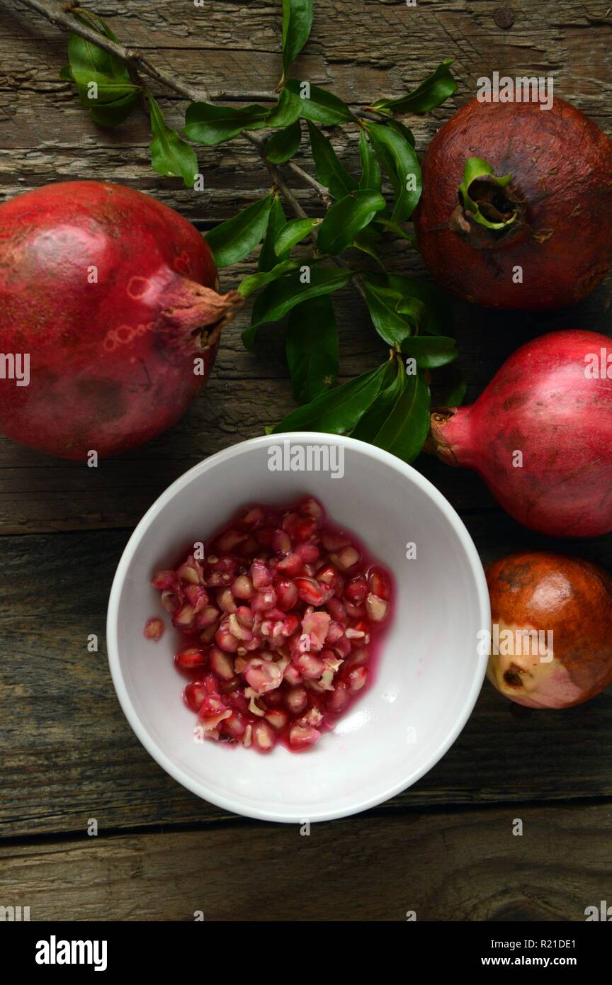 Time healthy pomegranates hi-res stock photography and images - Alamy