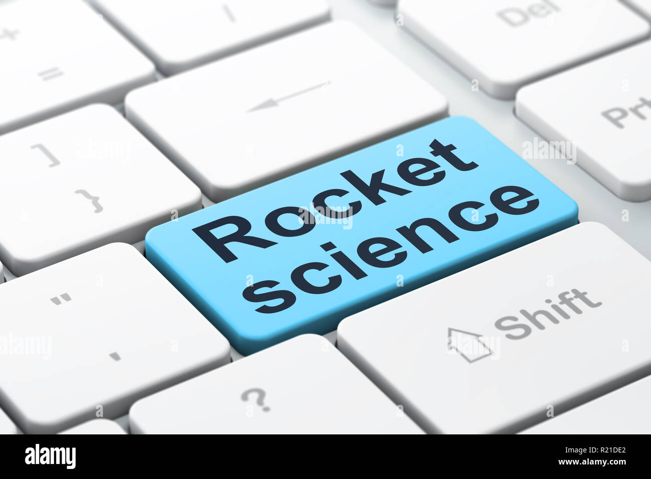 Science concept: Rocket Science on computer keyboard background Stock ...