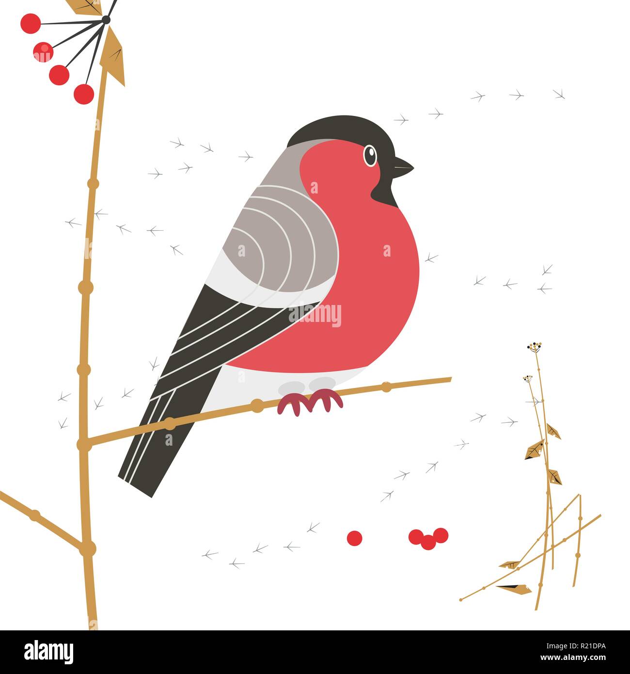 Backyard winter Cut Out Stock Images & Pictures - Alamy