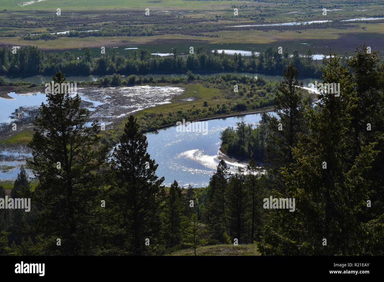 powerful pictures from the foothills to the mountains in Alberta Stock ...