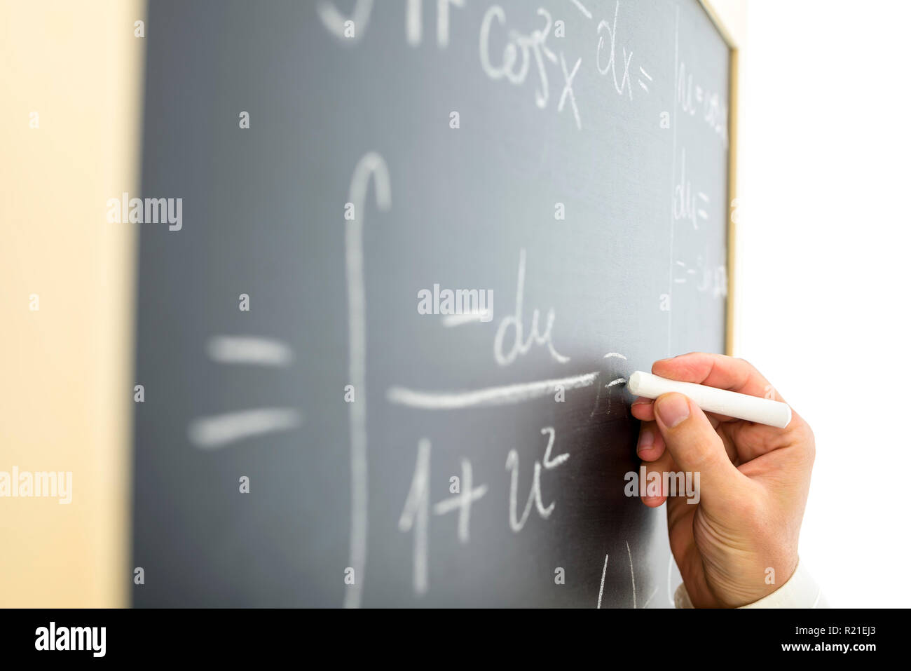 Complex equation blackboard hi-res stock photography and images - Alamy
