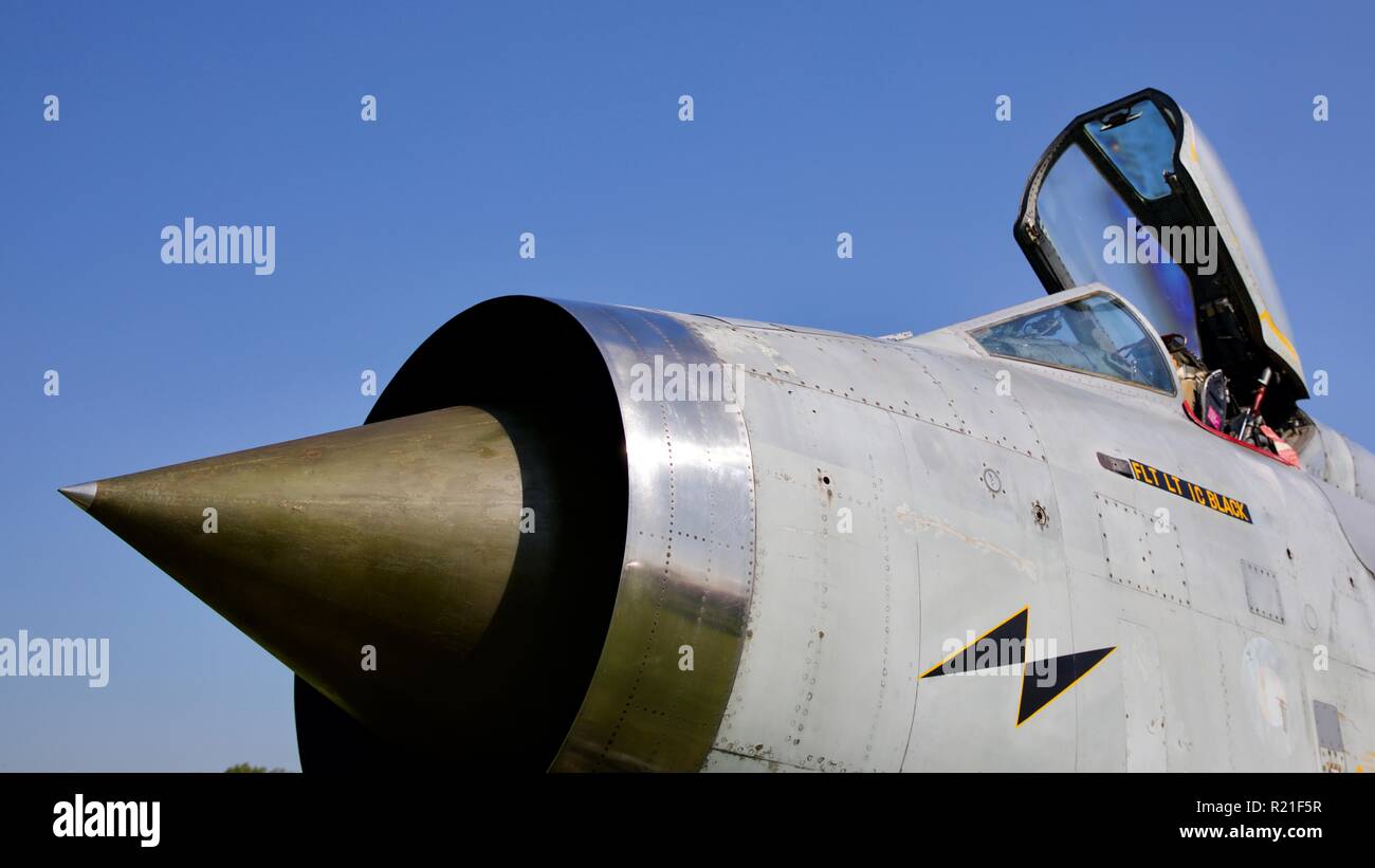 English Electric Lightning Cockpit Section at the Shuttleworth RAF ...