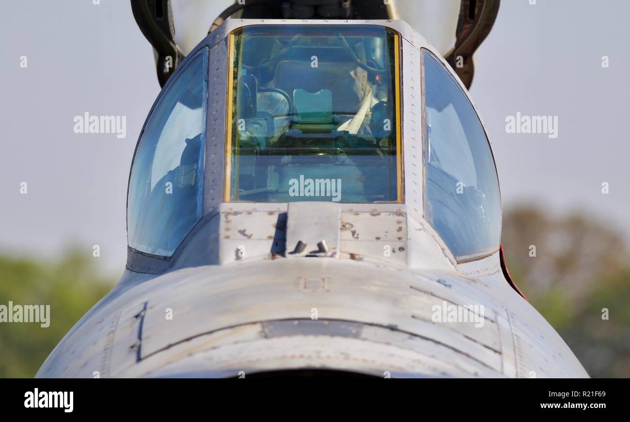 English Electric Lightning Cockpit Section at the Shuttleworth RAF ...