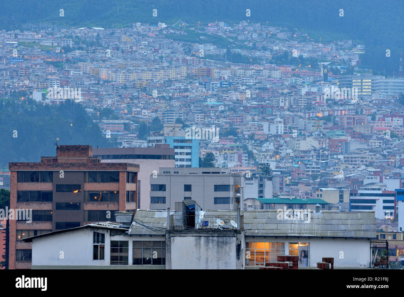 Pichincha volcano quito hi-res stock photography and images - Alamy