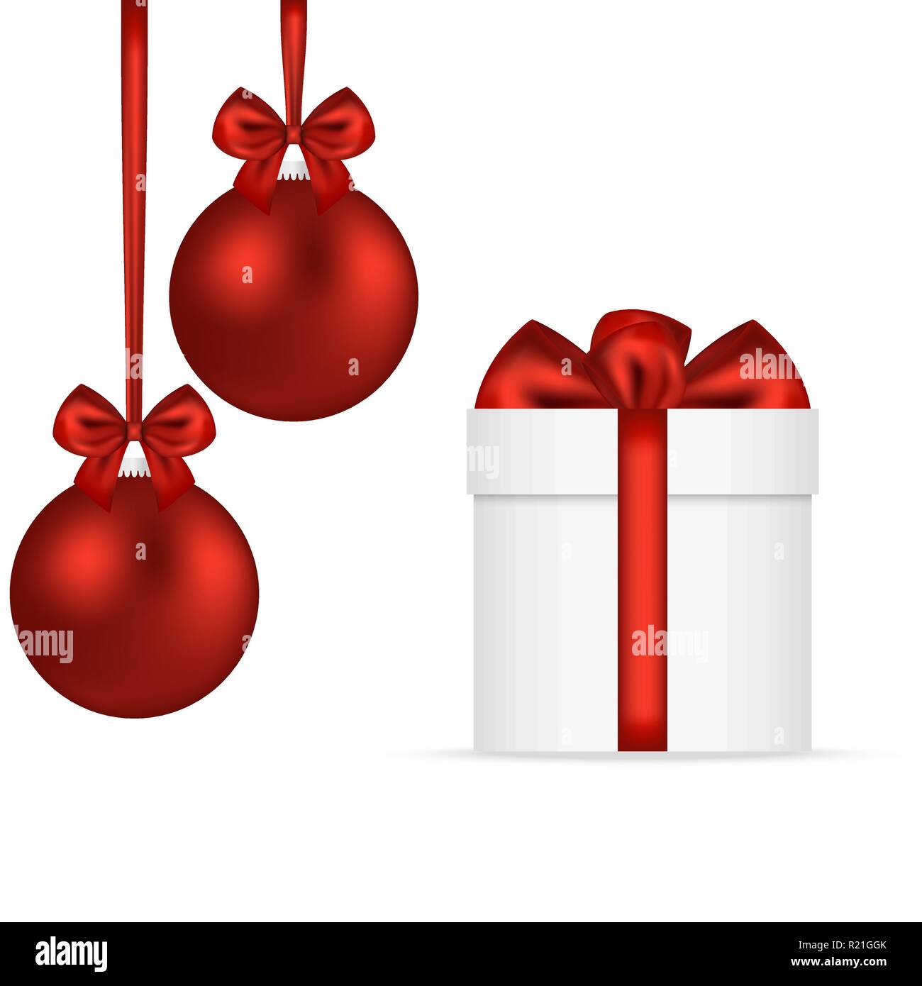 Merry christmas gift surprise Stock Vector Images - Alamy