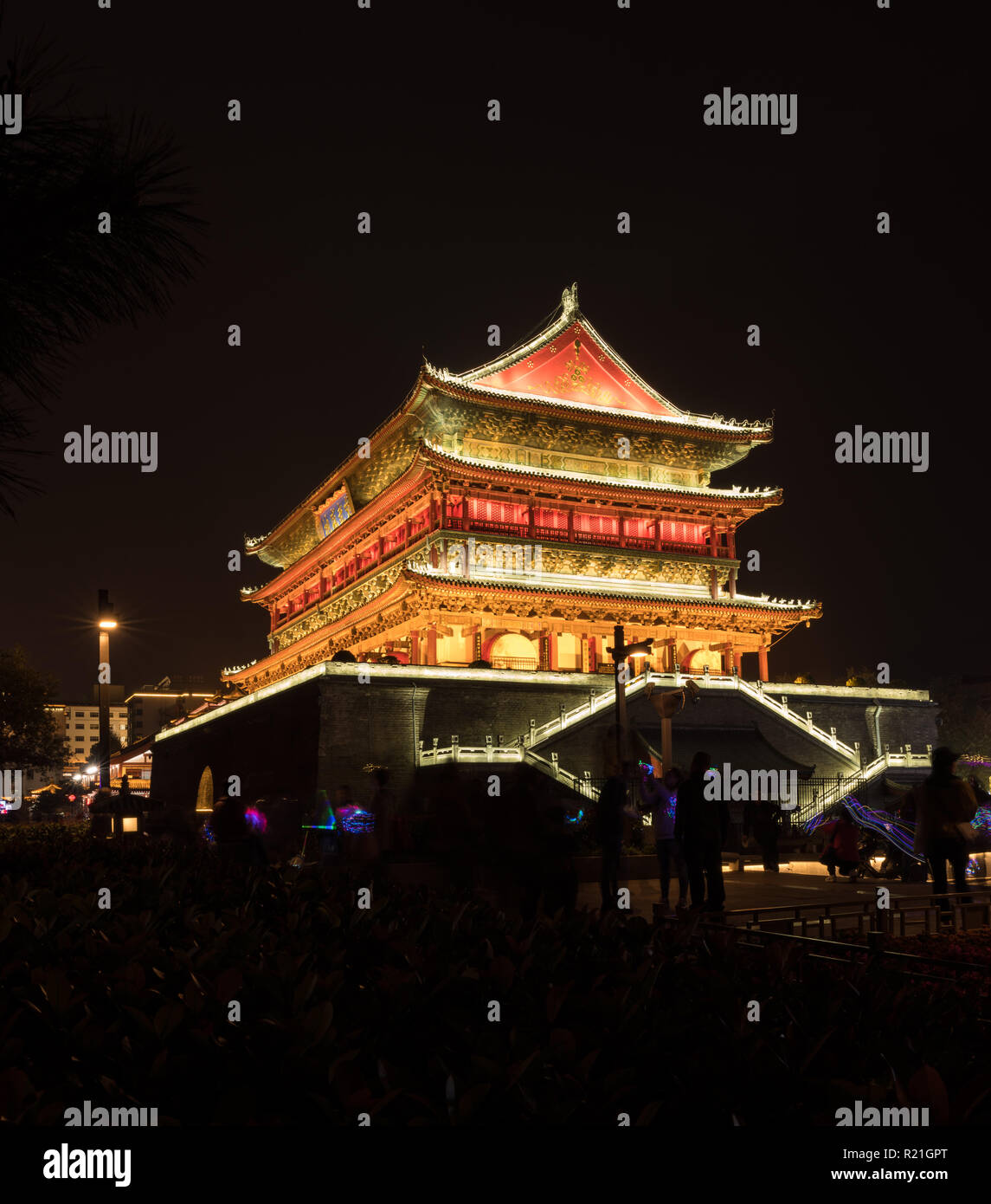 Ancient architecture in xian china hi-res stock photography and images ...