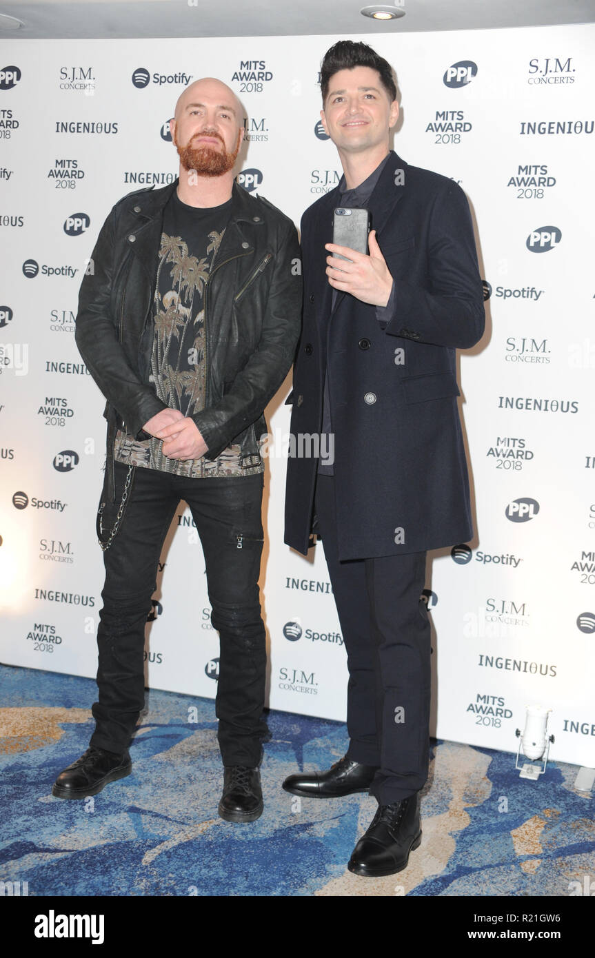 The Script at the Music Industry Trusts Award Gala, Grosvenor House ...