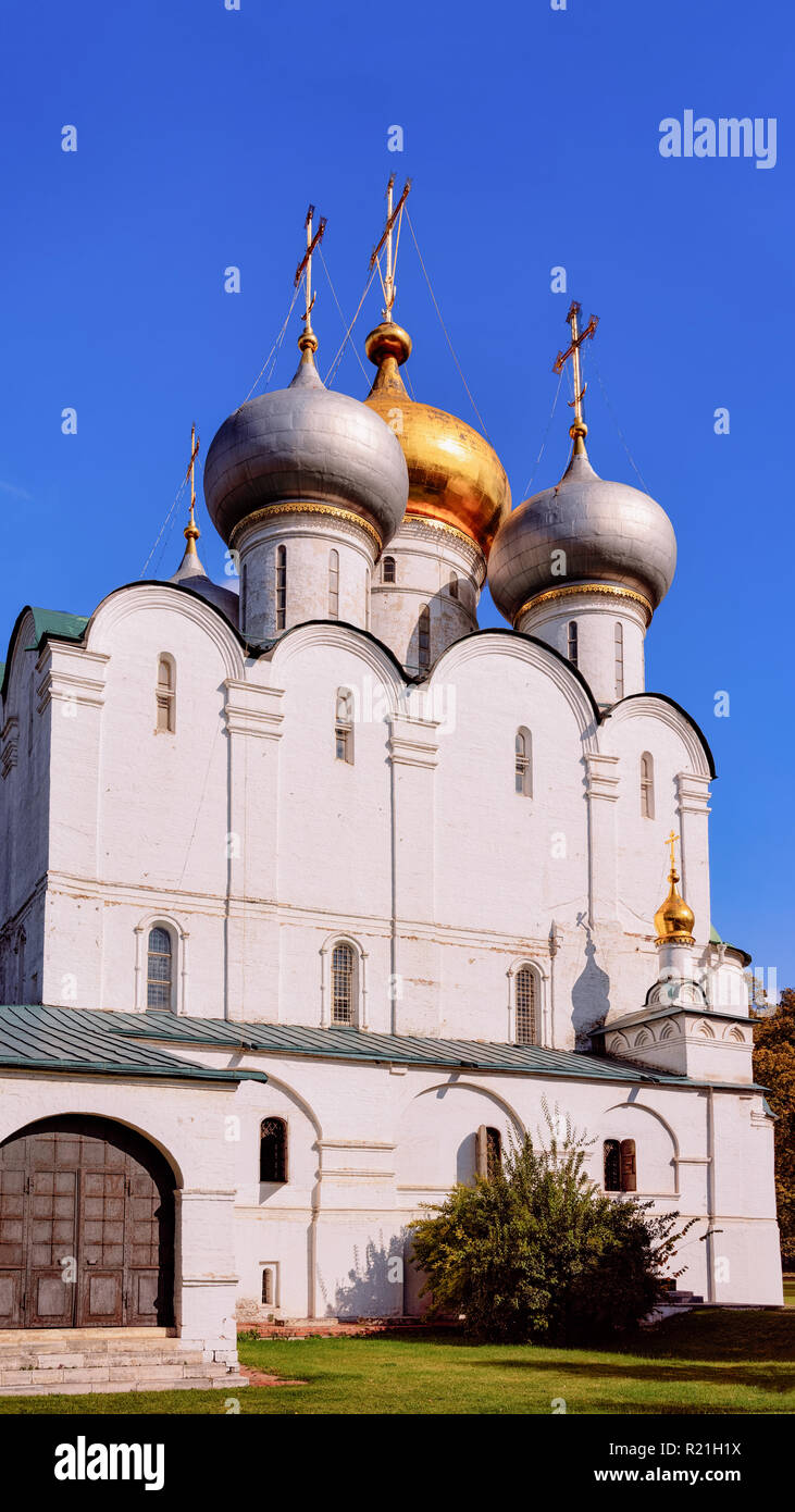 Cathedral of Our Lady of Smolensk at Novodevichy Convent in Moscow, in ...