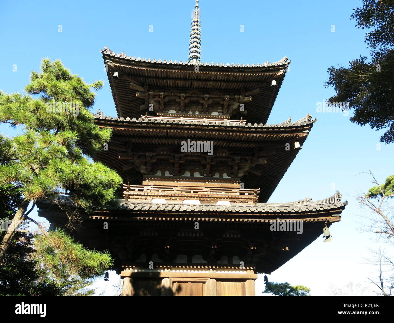 3 storied pagoda hi-res stock photography and images - Alamy