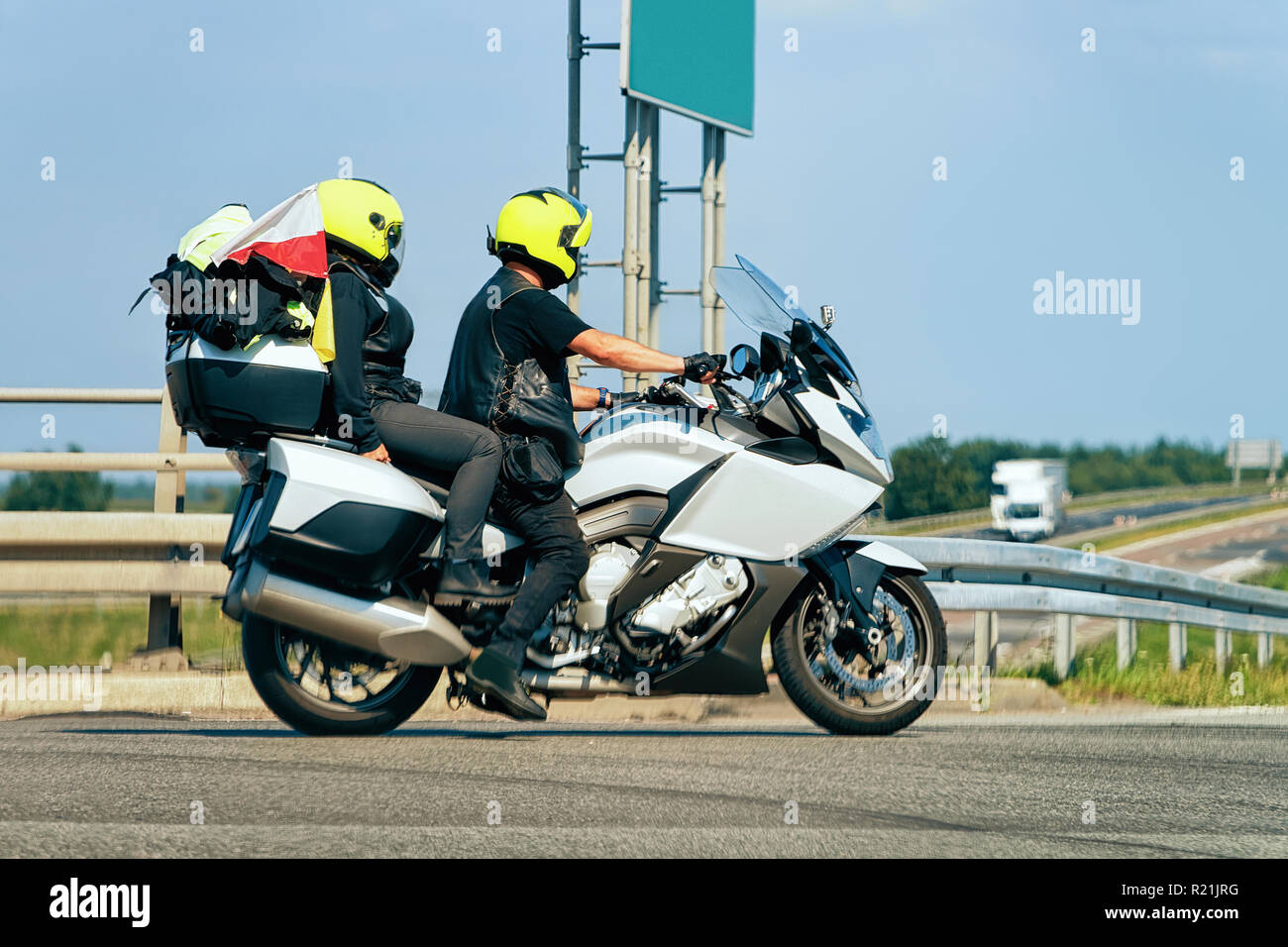 Family on a motor bike hi-res stock photography and images - Alamy