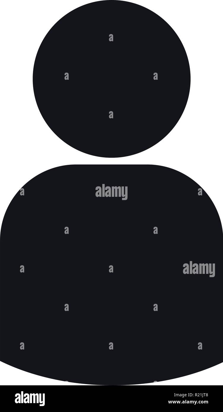 Icon silhouette of people. Simple vector illustration. Isolated on a ...