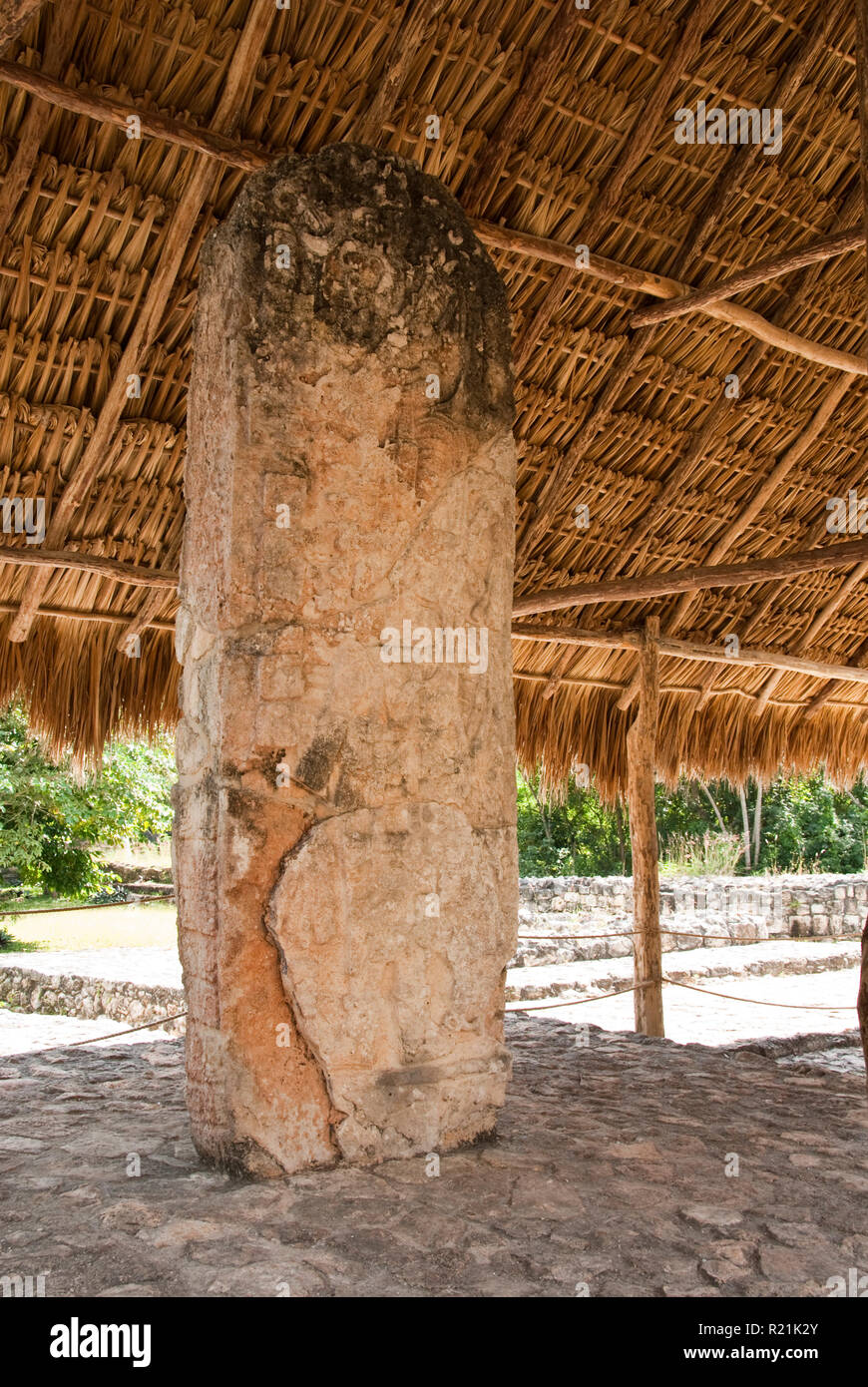 Mayan stela stone hi-res stock photography and images - Alamy