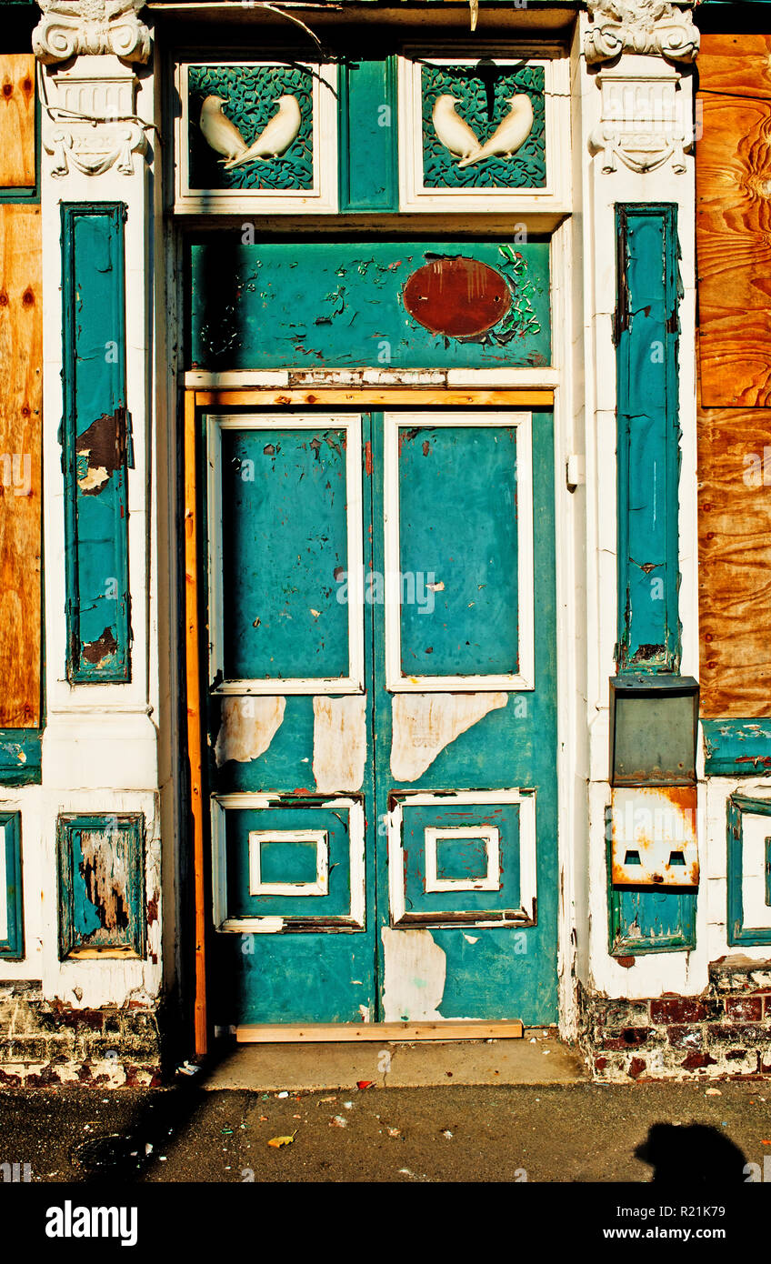 Entrance to Captain Cook Pub, St Hildas, Middlesbrough, Cleveland ...