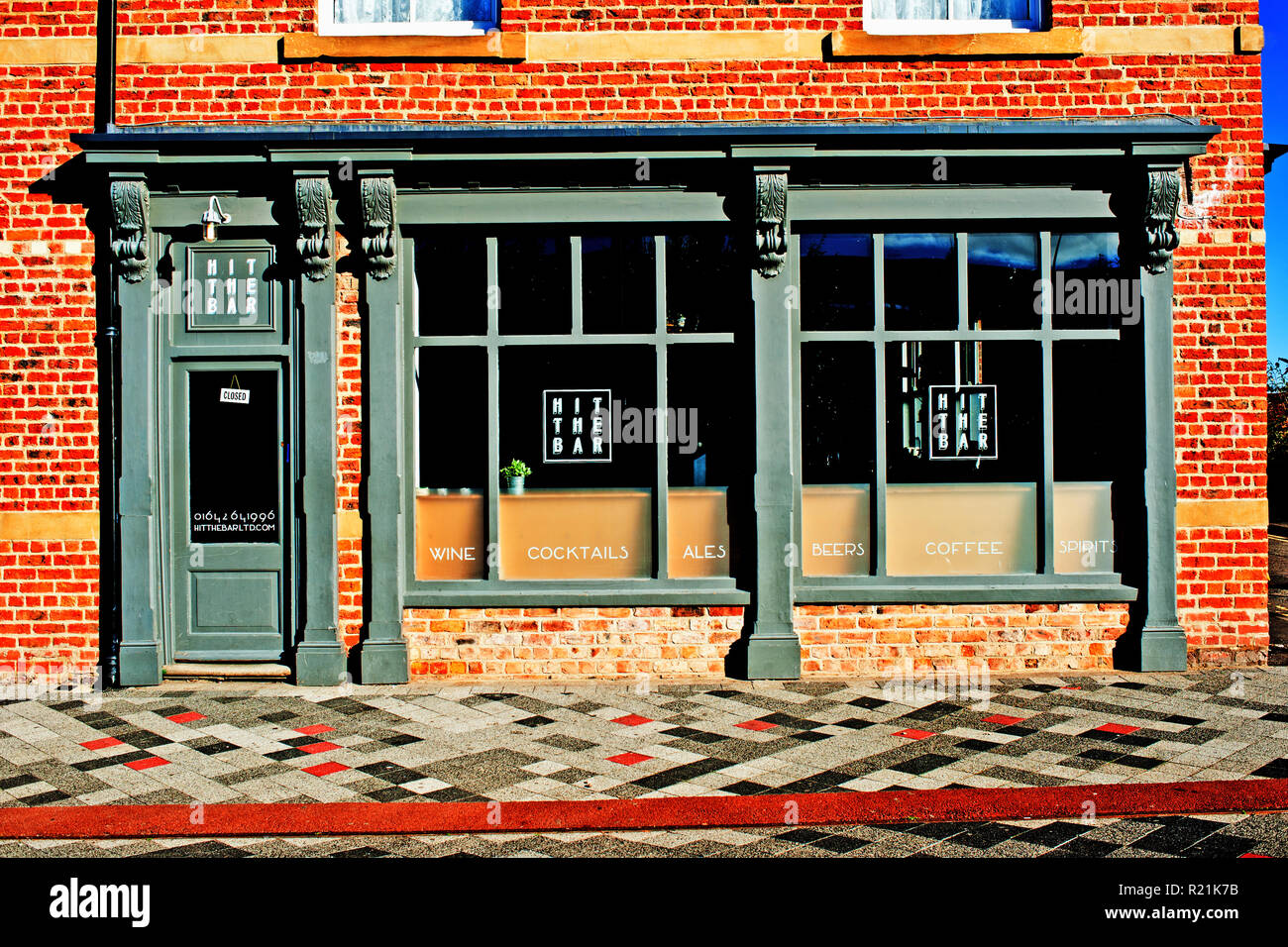 The Bar, Bridge Street, Middlesbrough Cleveland, England Stock Photo ...