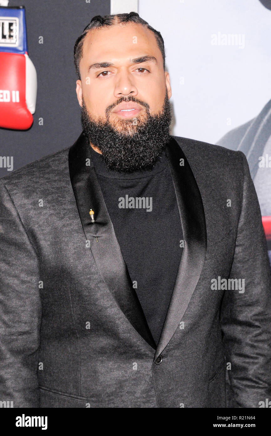 NEW YORK, NY - NOVEMBER 14: Steven Caple Jr. attends 'Creed II' World ...