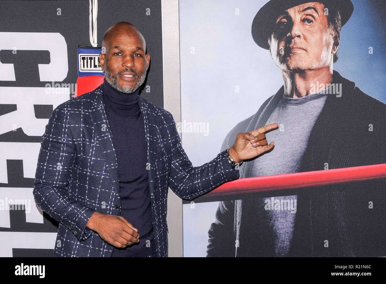 NEW YORK, NY - NOVEMBER 14: Bernard Hopkins attends 'Creed II' World ...