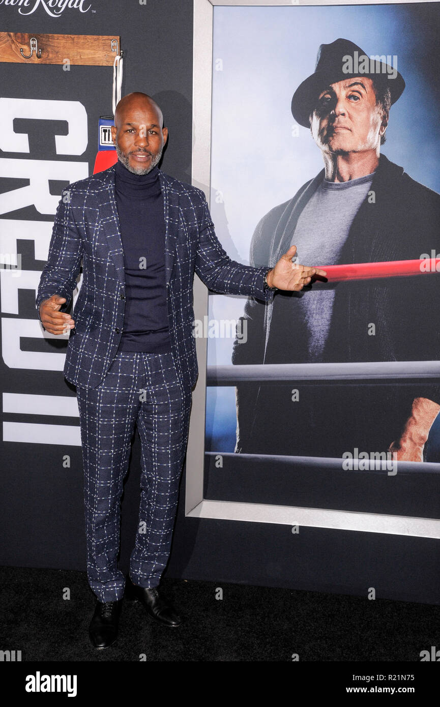 NEW YORK, NY - NOVEMBER 14: Bernard Hopkins attends 'Creed II' World ...