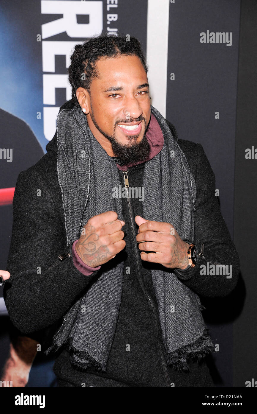 NEW YORK, NY - NOVEMBER 14: Demetrius Andrade attends 'Creed II' World ...