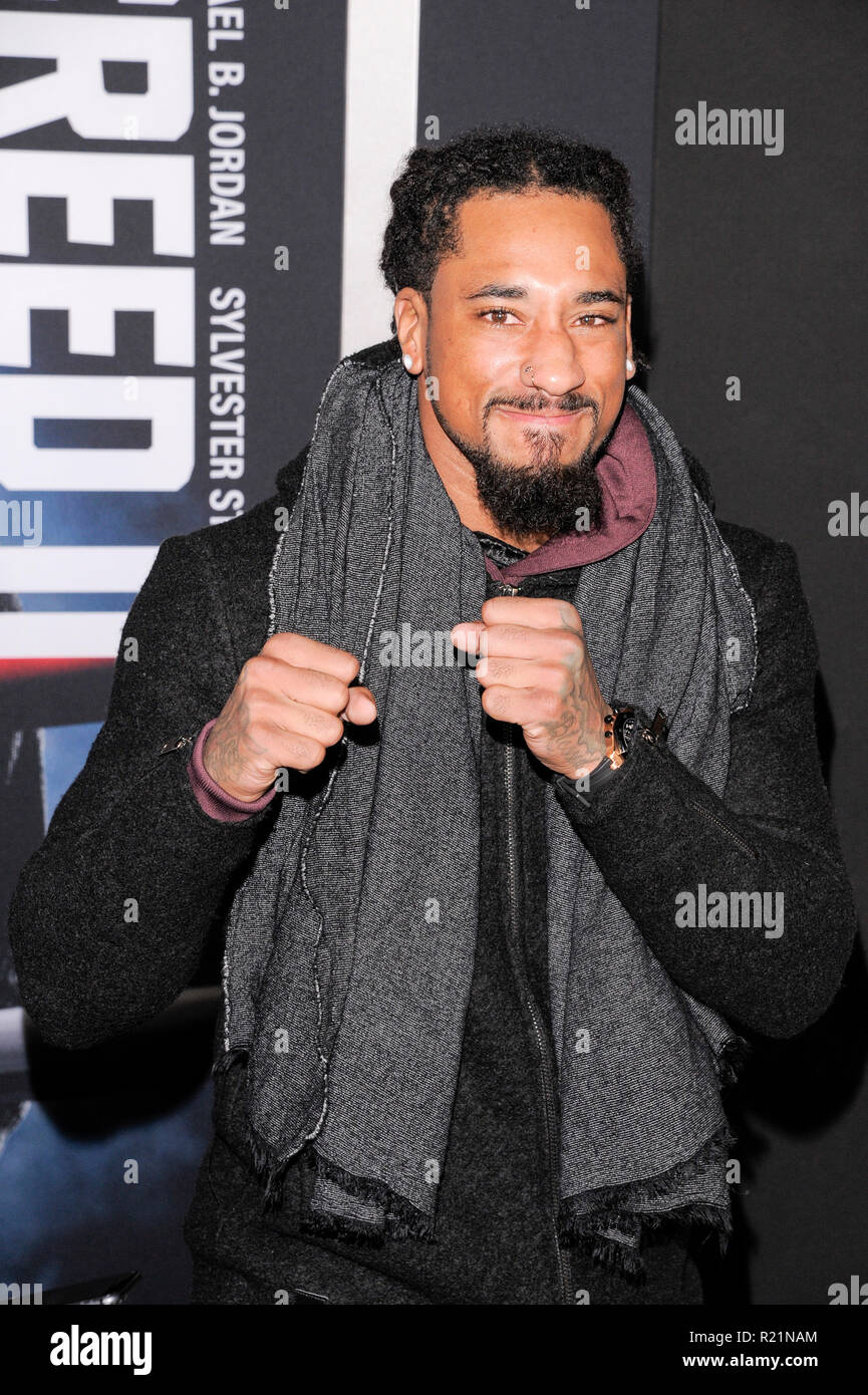 NEW YORK, NY - NOVEMBER 14: Demetrius Andrade attends 'Creed II' World ...