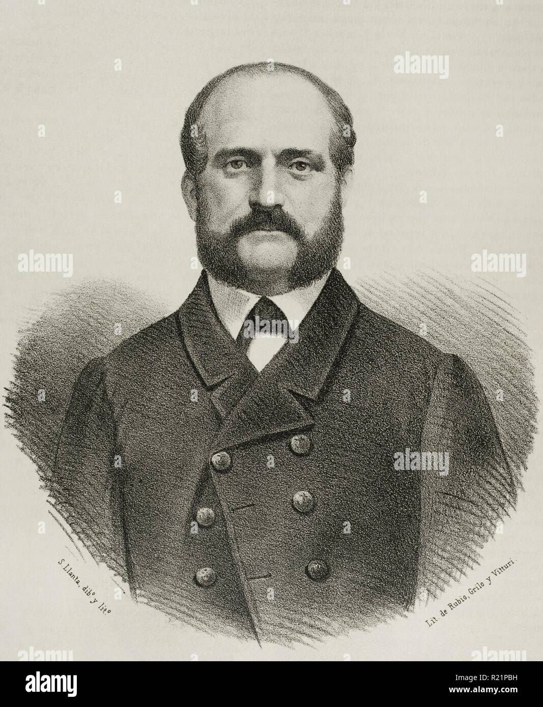 Juan Bautista Topete (1821-1885). Marino, militar y político español ...