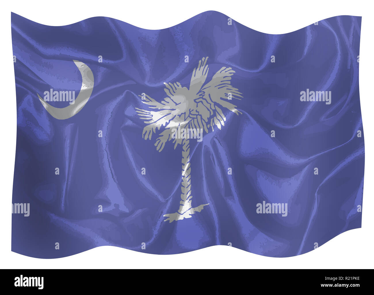 The flag of the state of South Carolina Stock Photo - Alamy