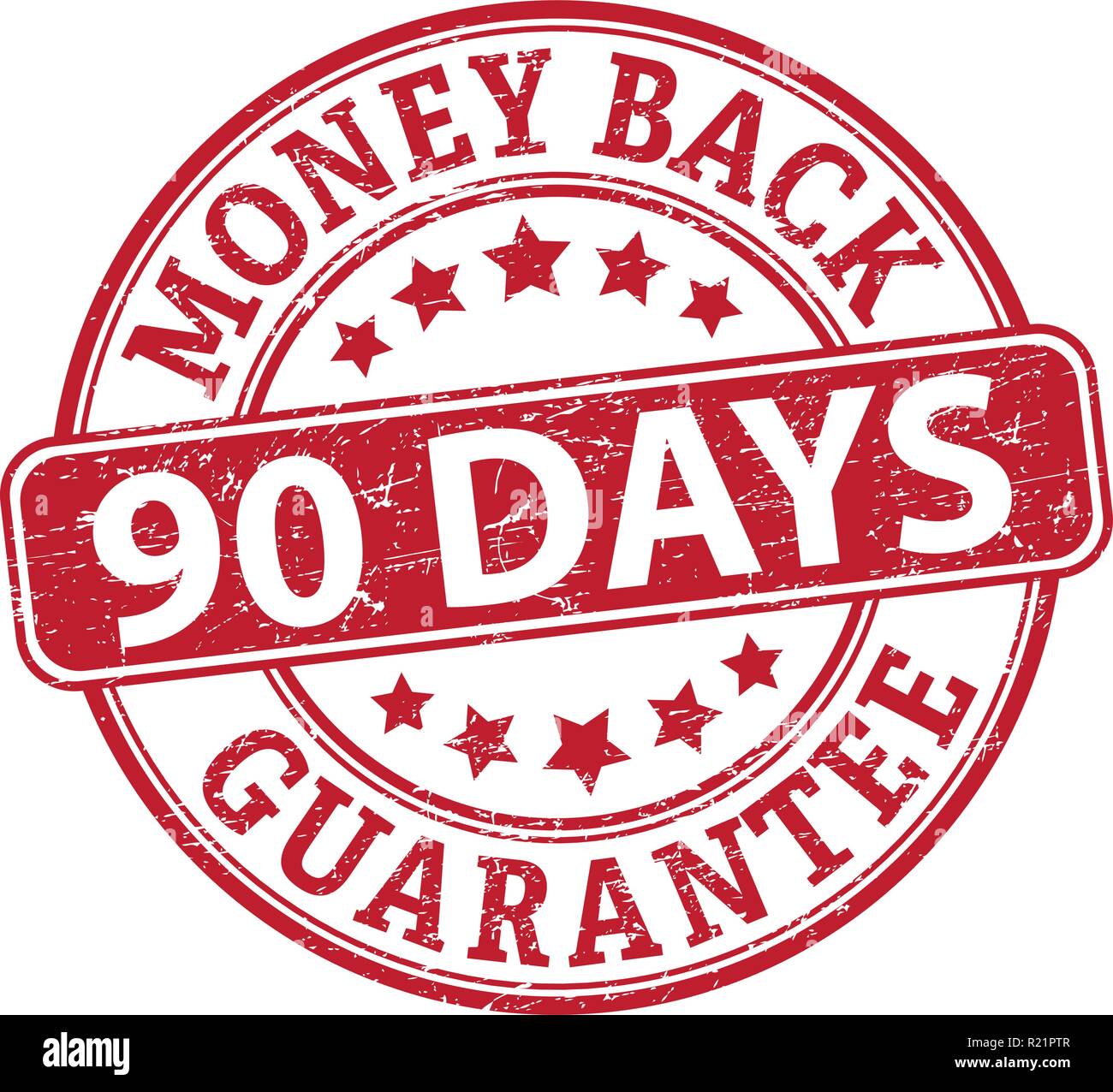 90 day money back guarantee Stock Vector Images - Alamy