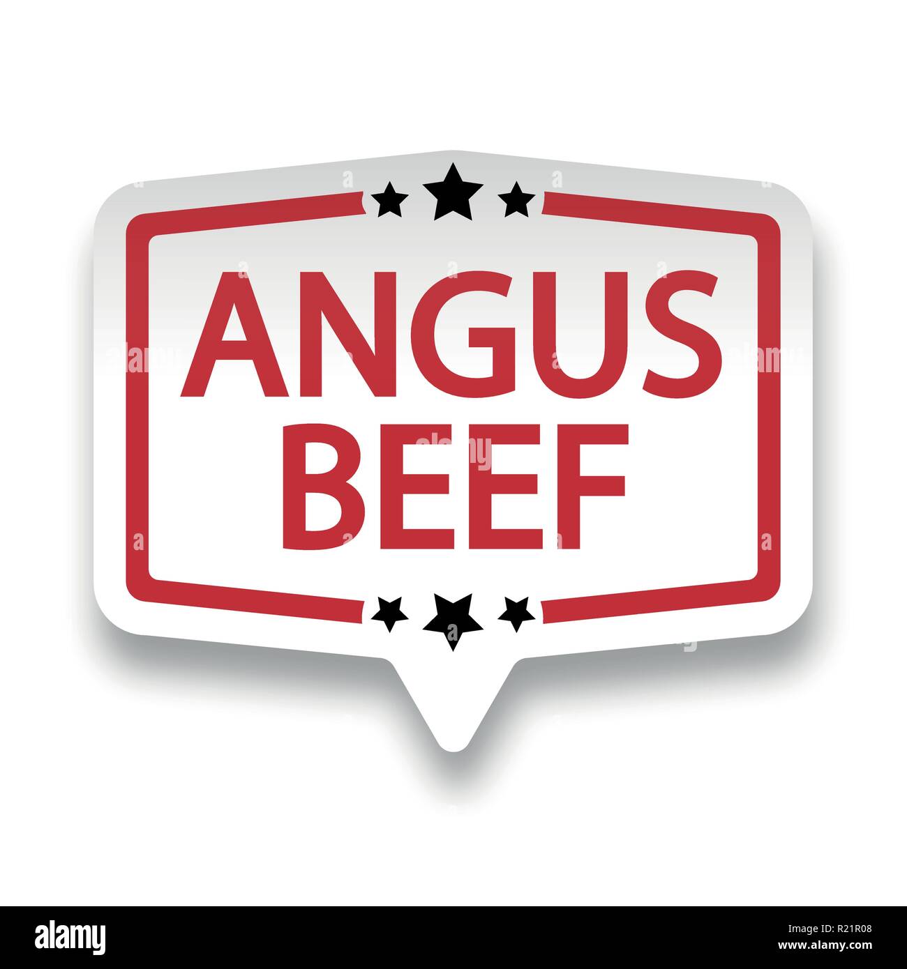 Angus beef text Stock Vector Images - Alamy