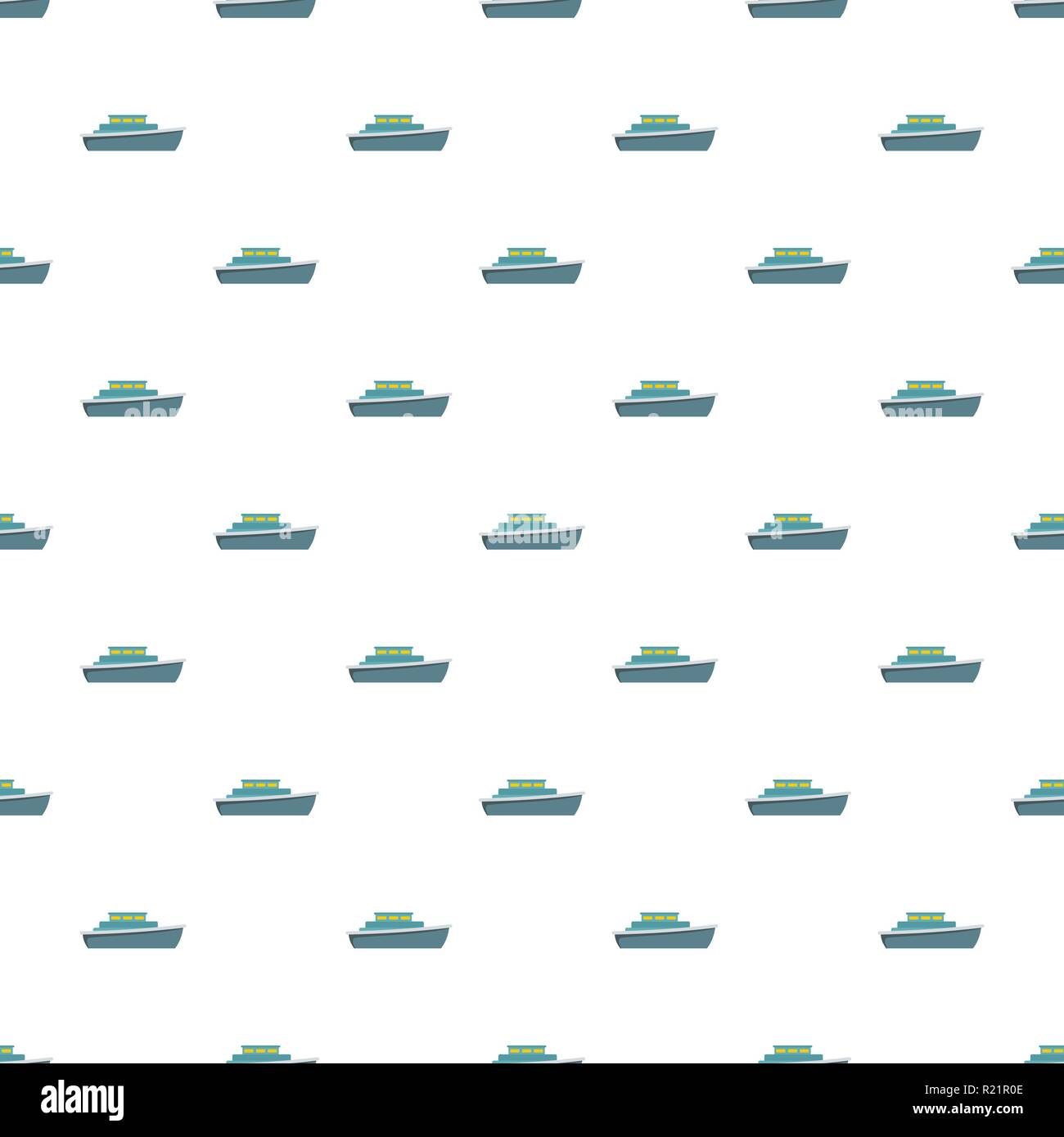 Ship design pattern seamless in flat style for any design Stock Vector ...