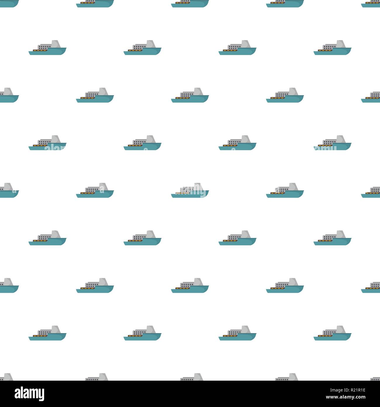 Ship cruise pattern seamless in flat style for any design Stock Vector ...