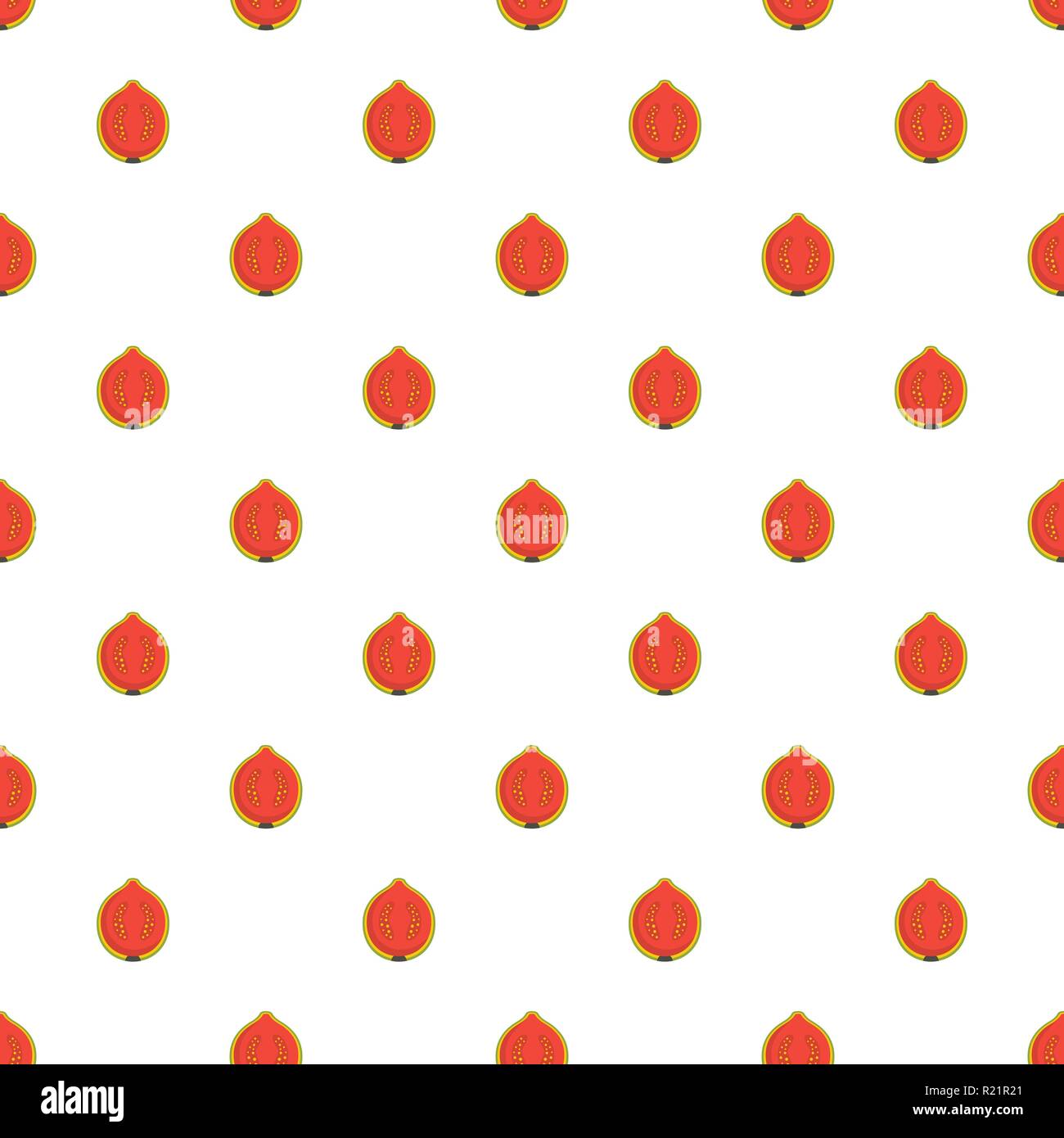 Guava pattern seamless in flat style for any design Stock Vector Image ...