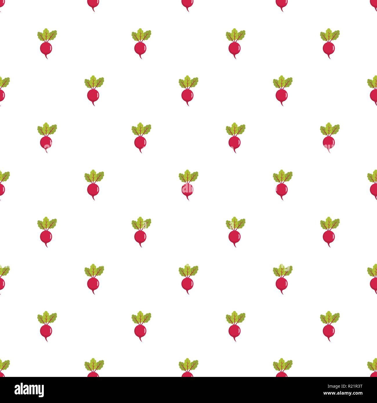 Beet pattern seamless in flat style for any design Stock Vector Image ...