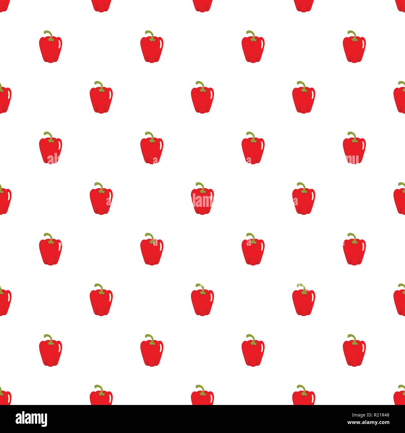 Pepper pattern seamless in flat style for any design Stock Vector Image ...