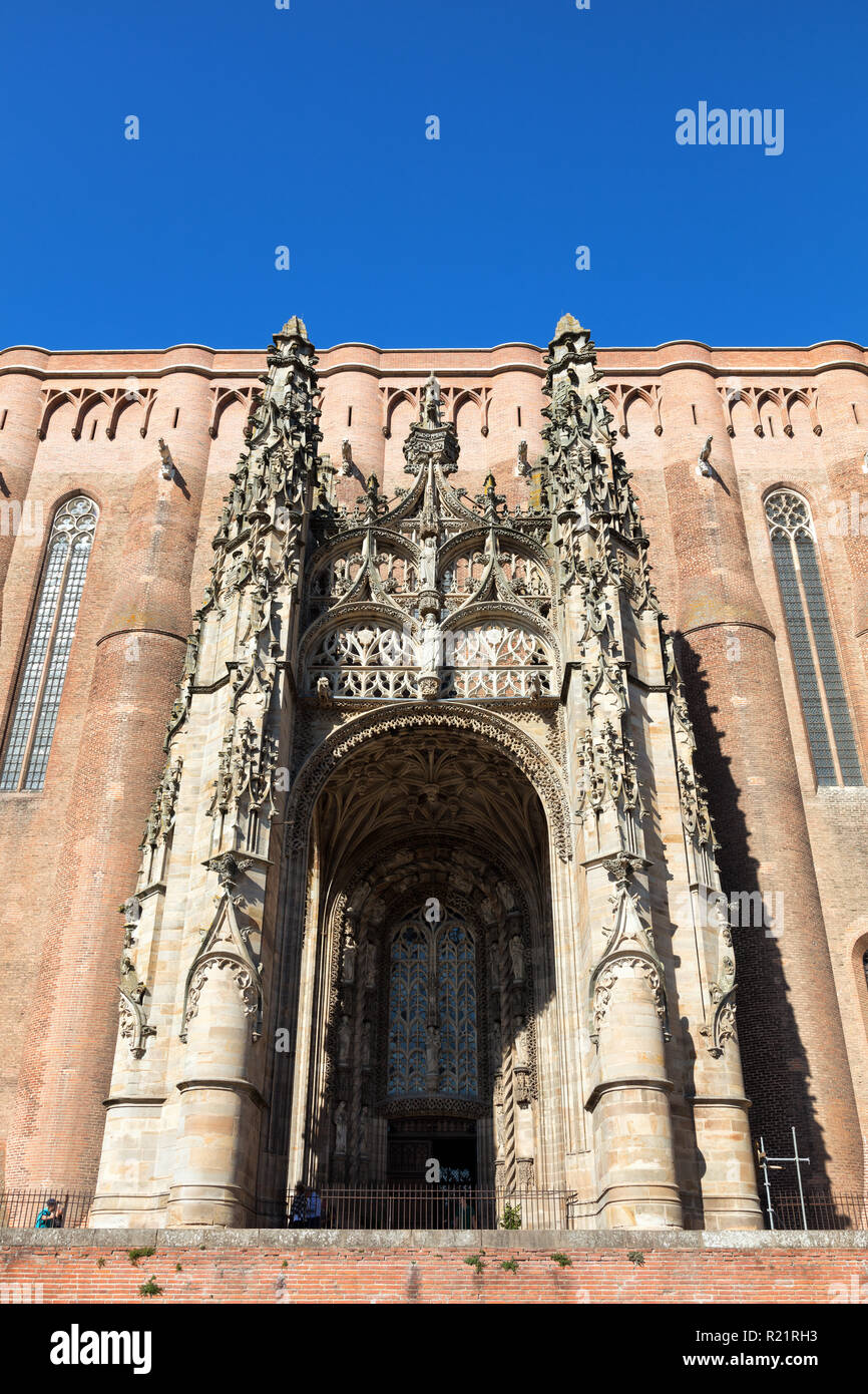 ALBI, OCCITANIA, FRANCE - October 14, 2017: The Cathedral of St ...