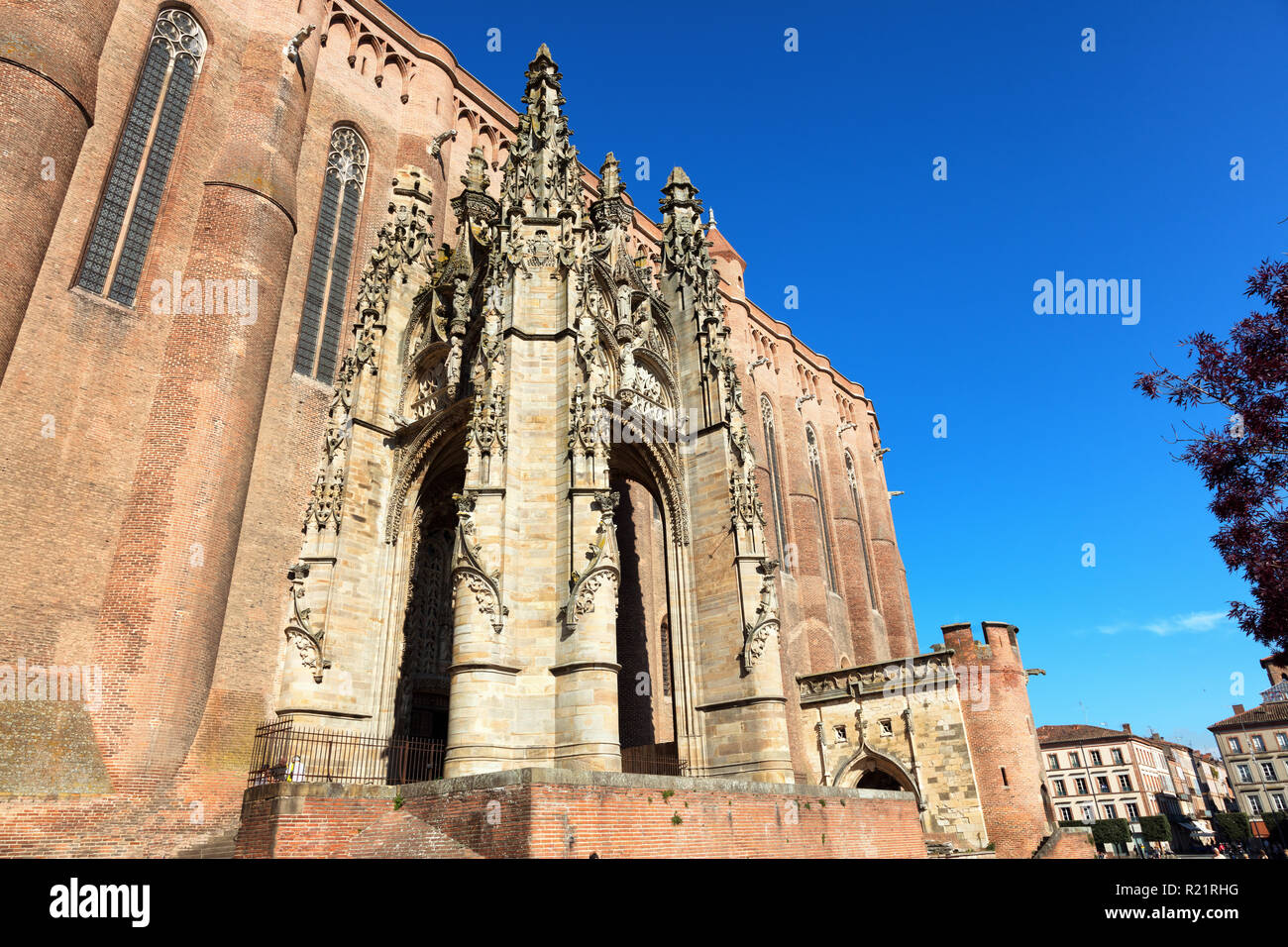 ALBI, OCCITANIA, FRANCE - October 14, 2017: The Cathedral of St ...