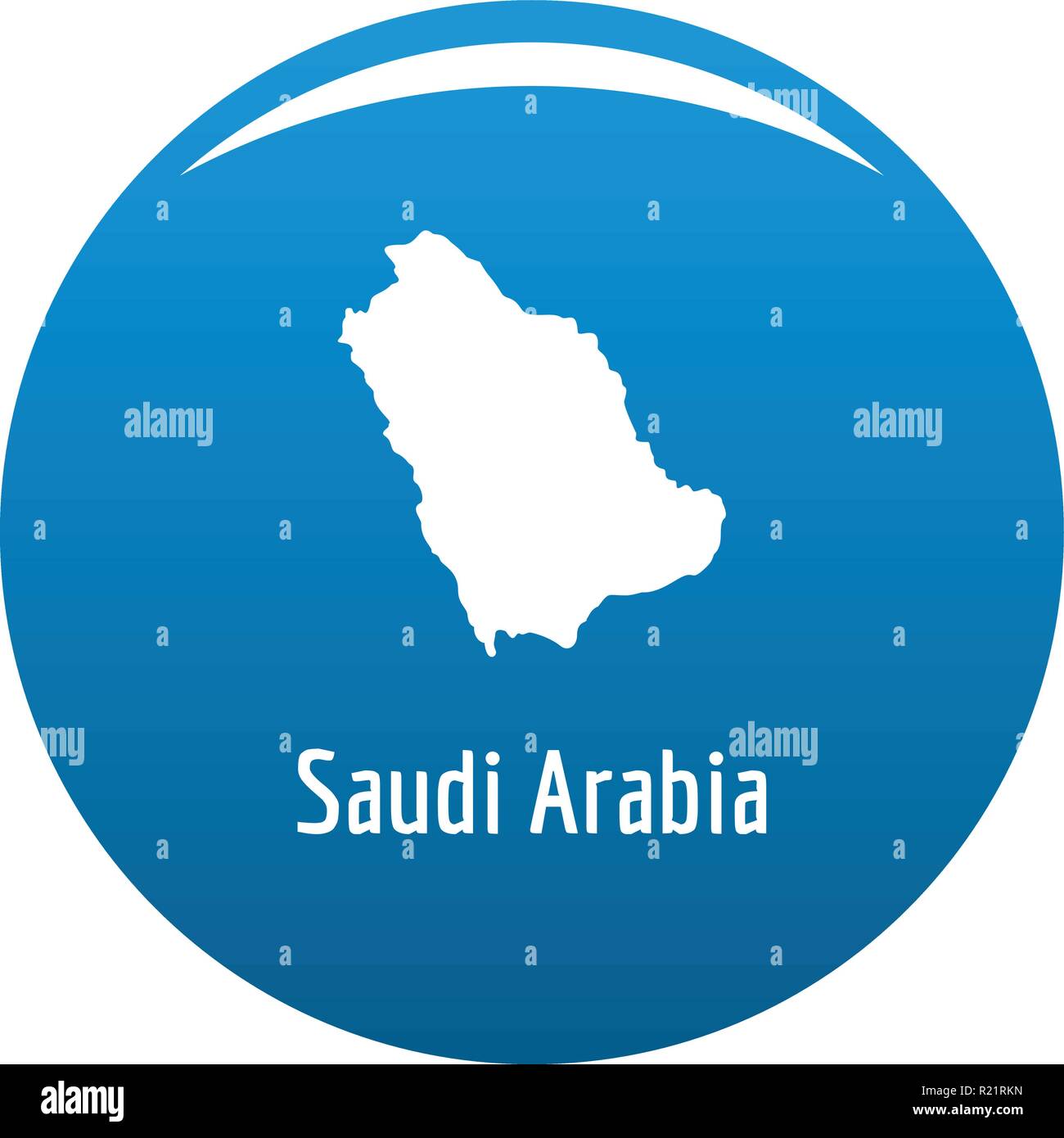 Saudi Arabia map in black. Simple illustration of Saudi Arabia map ...
