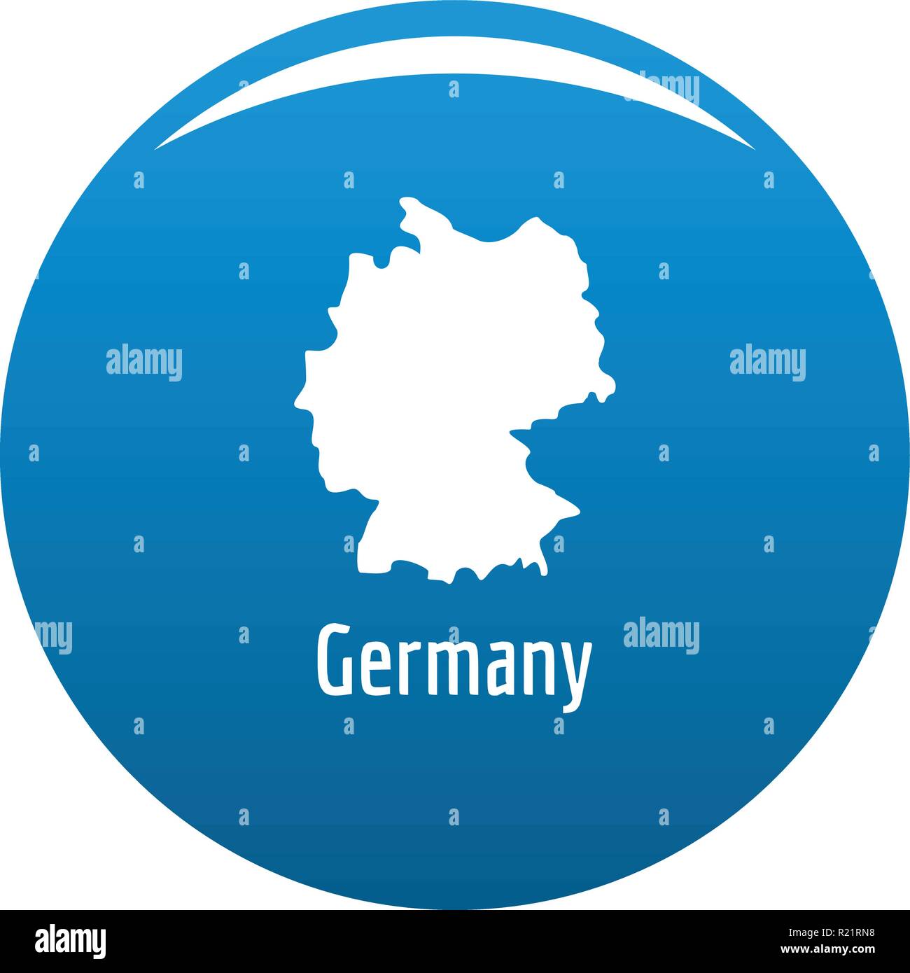 Germany map in black. Simple illustration of Germany map vector ...