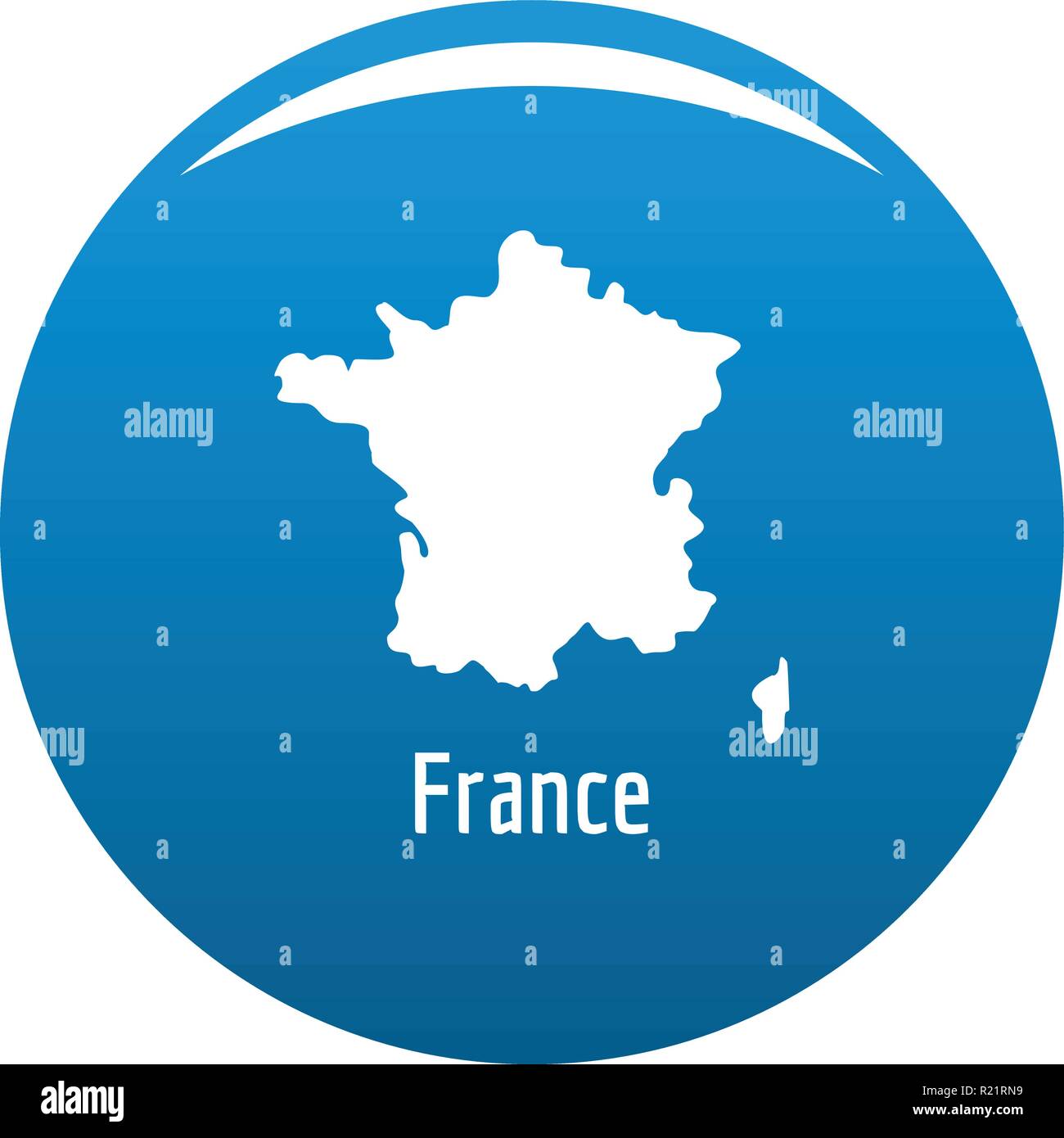 France map in black. Simple illustration of France map vector isolated ...