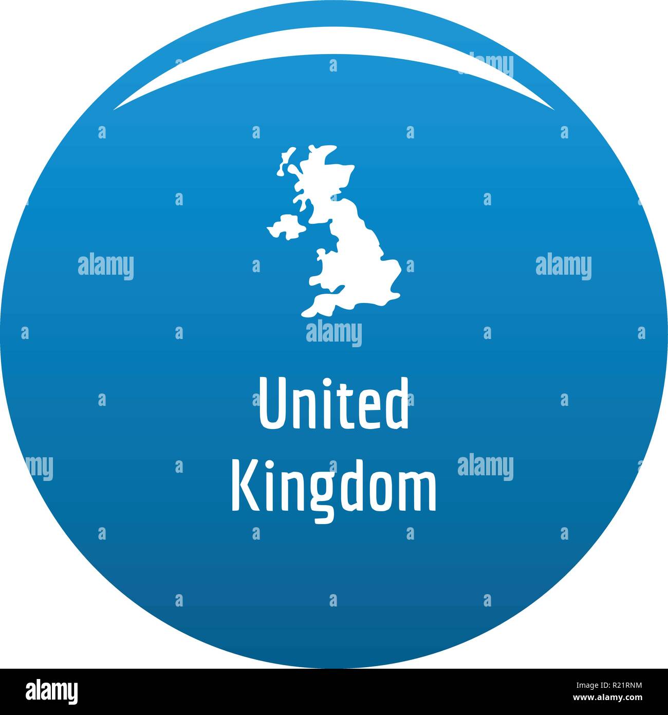 United Kingdom map in black. Simple illustration of United Kingdom map ...