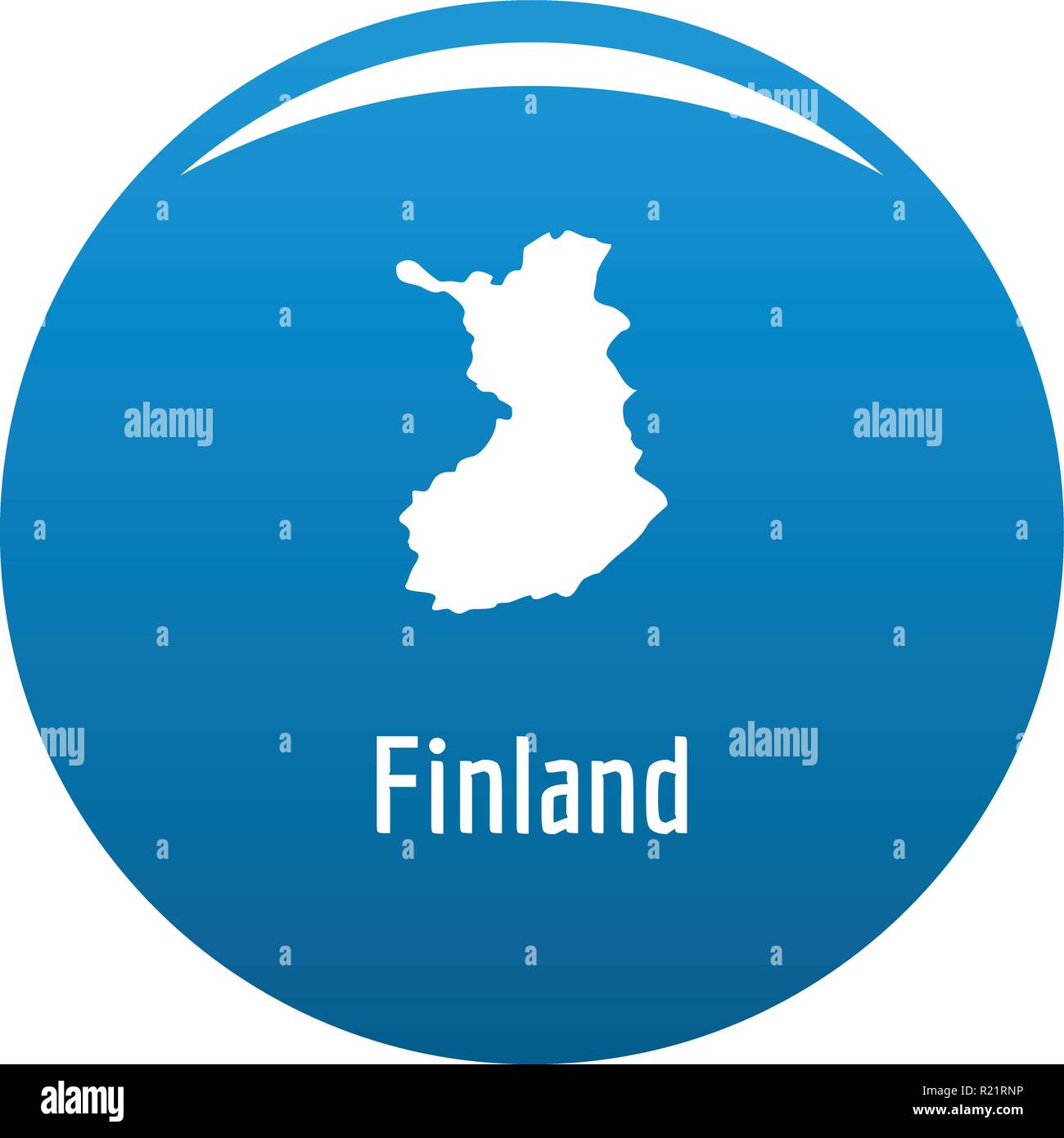 Finland map in black. Simple illustration of Finland map vector ...