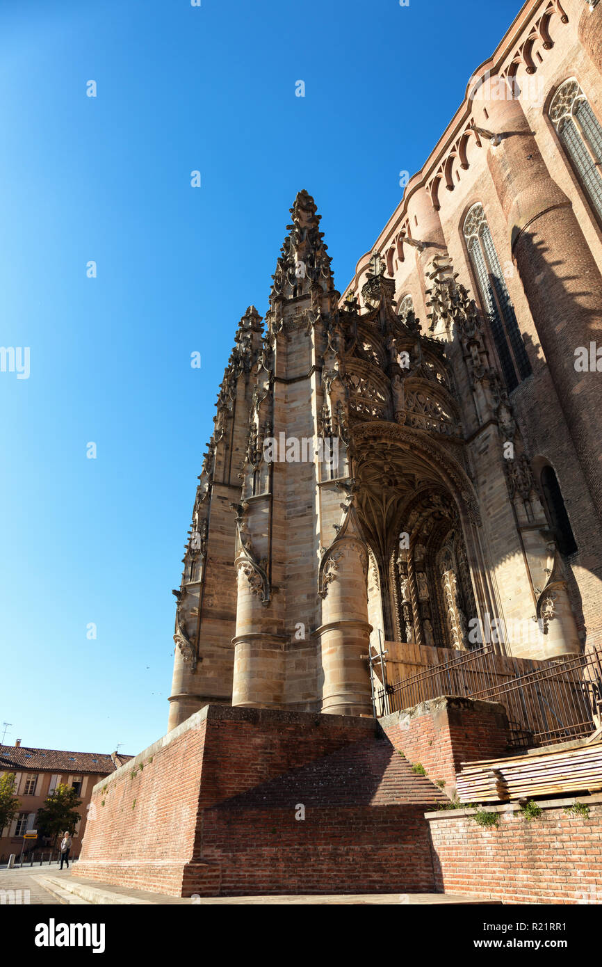 ALBI, OCCITANIA, FRANCE - October 14, 2017: The Cathedral of St ...