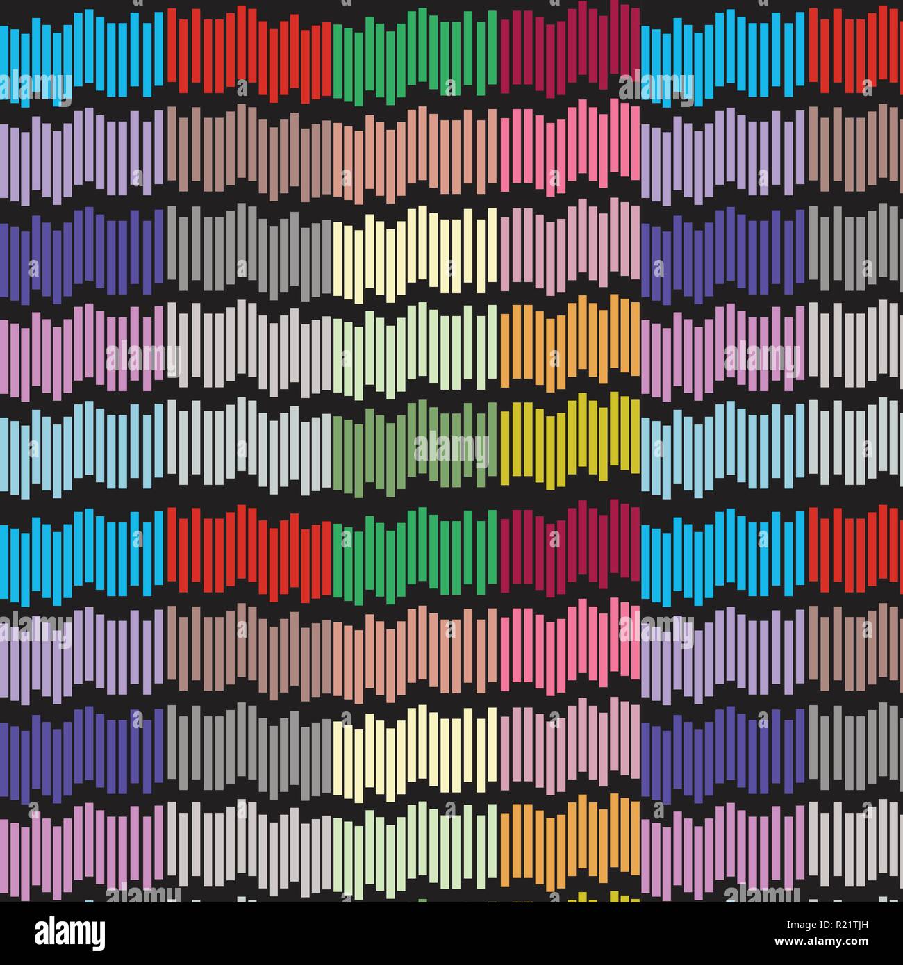 Vector seamless pattern. Modern stylish texture with colorful elements ...