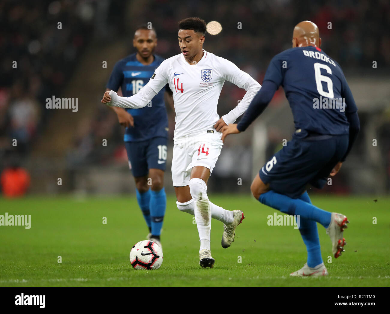 England's Jesse Lingard in action during the International Friendly at ...