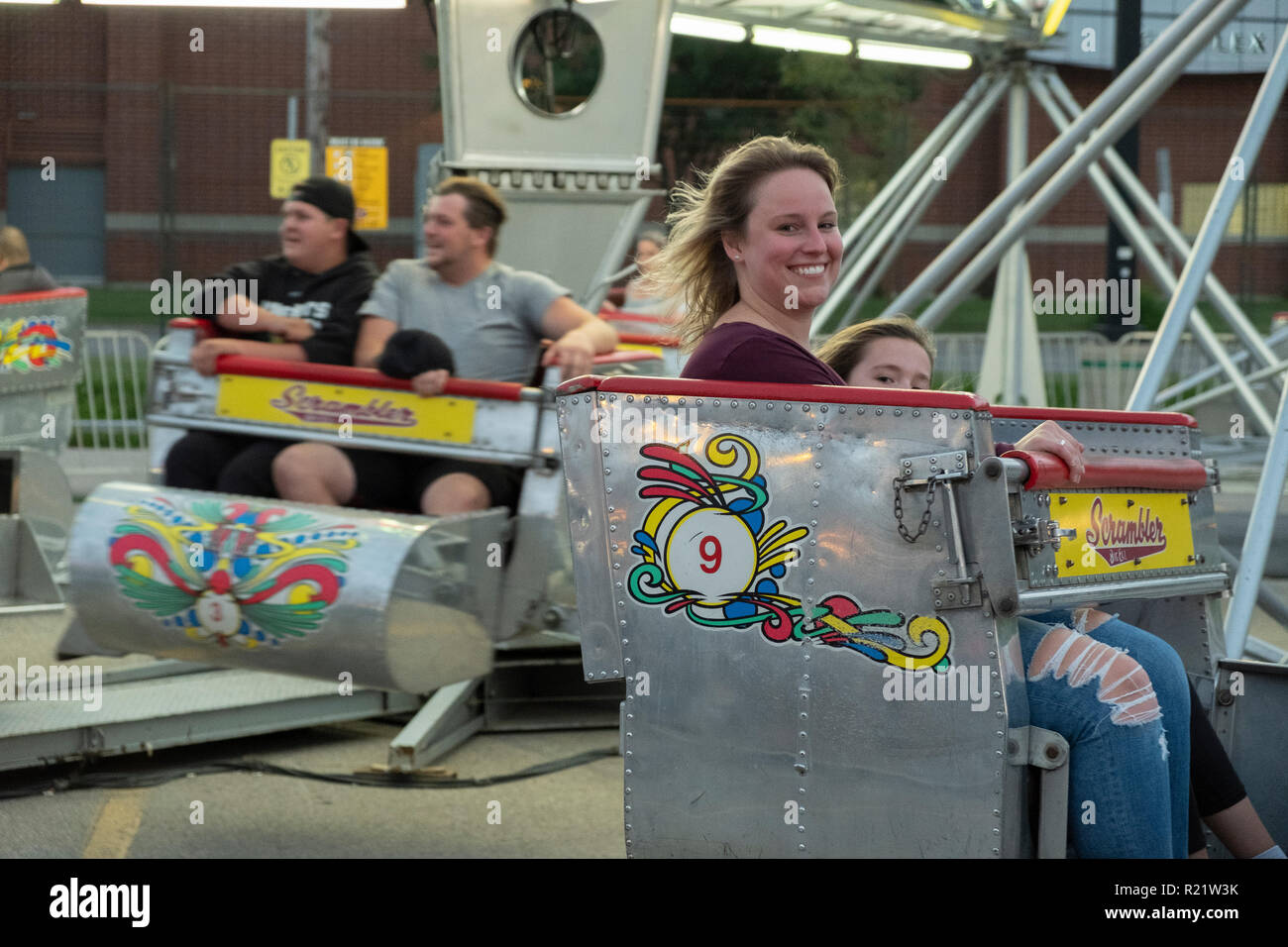 Fairground ride seats hi-res stock photography and images - Alamy