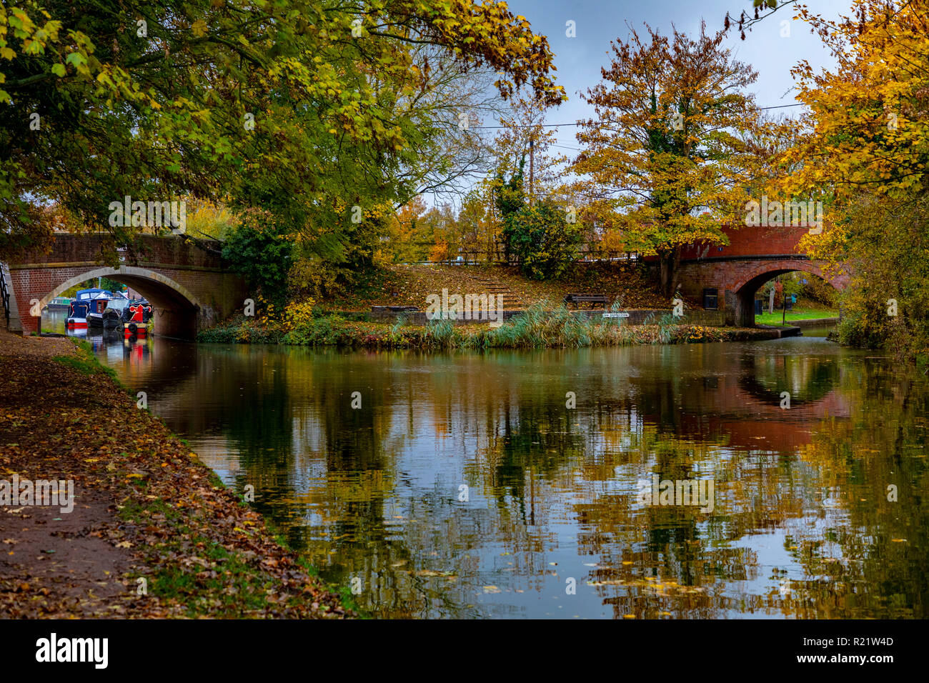 Droitwich and Worcester Canal Stock Photo - Alamy