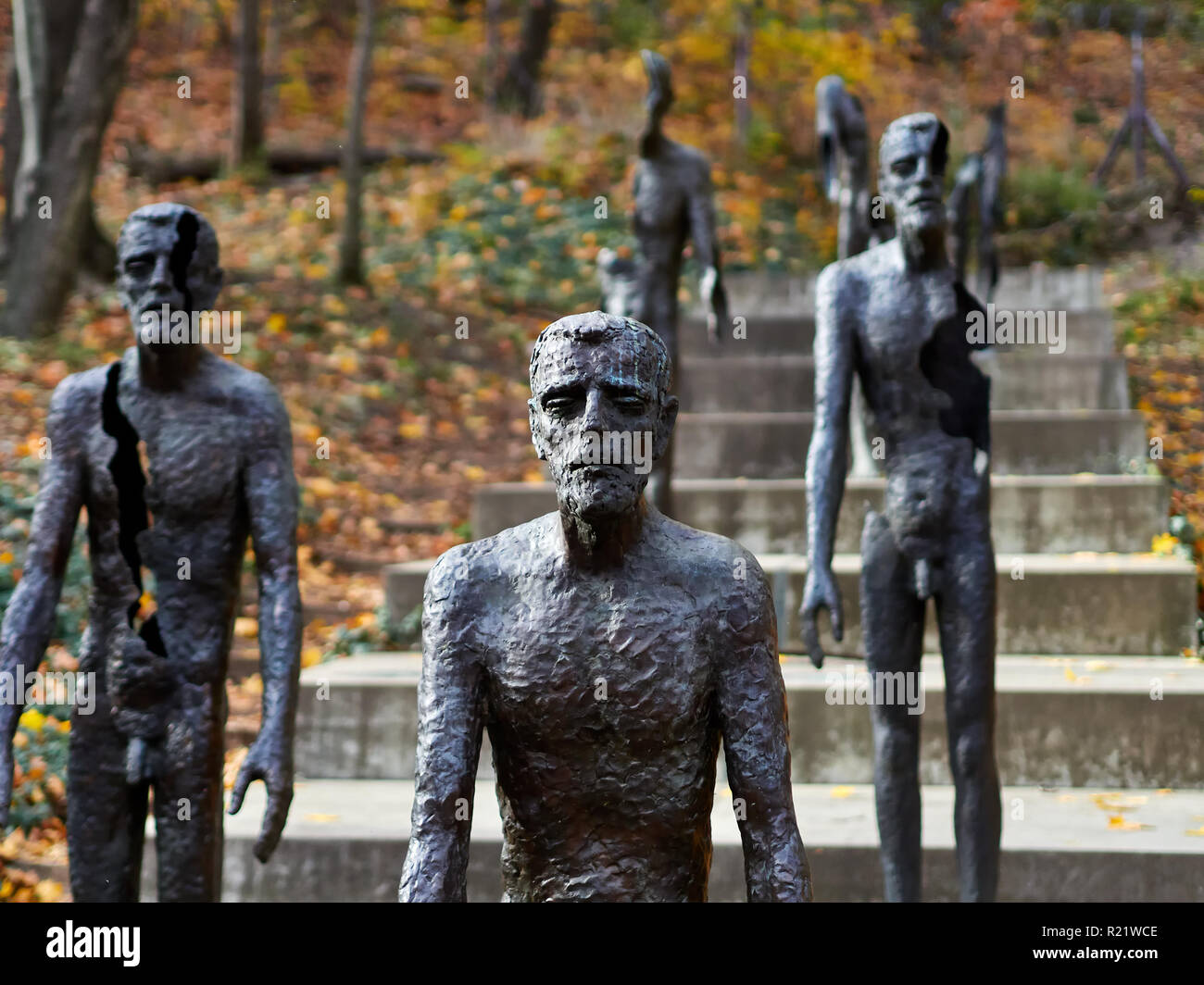 Prague, Czech Republic - November 01, 2018 Memorial to the Victims of ...