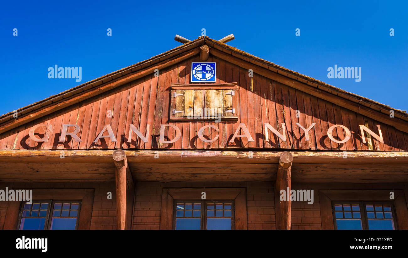 Grand canyon train depot hi-res stock photography and images - Alamy