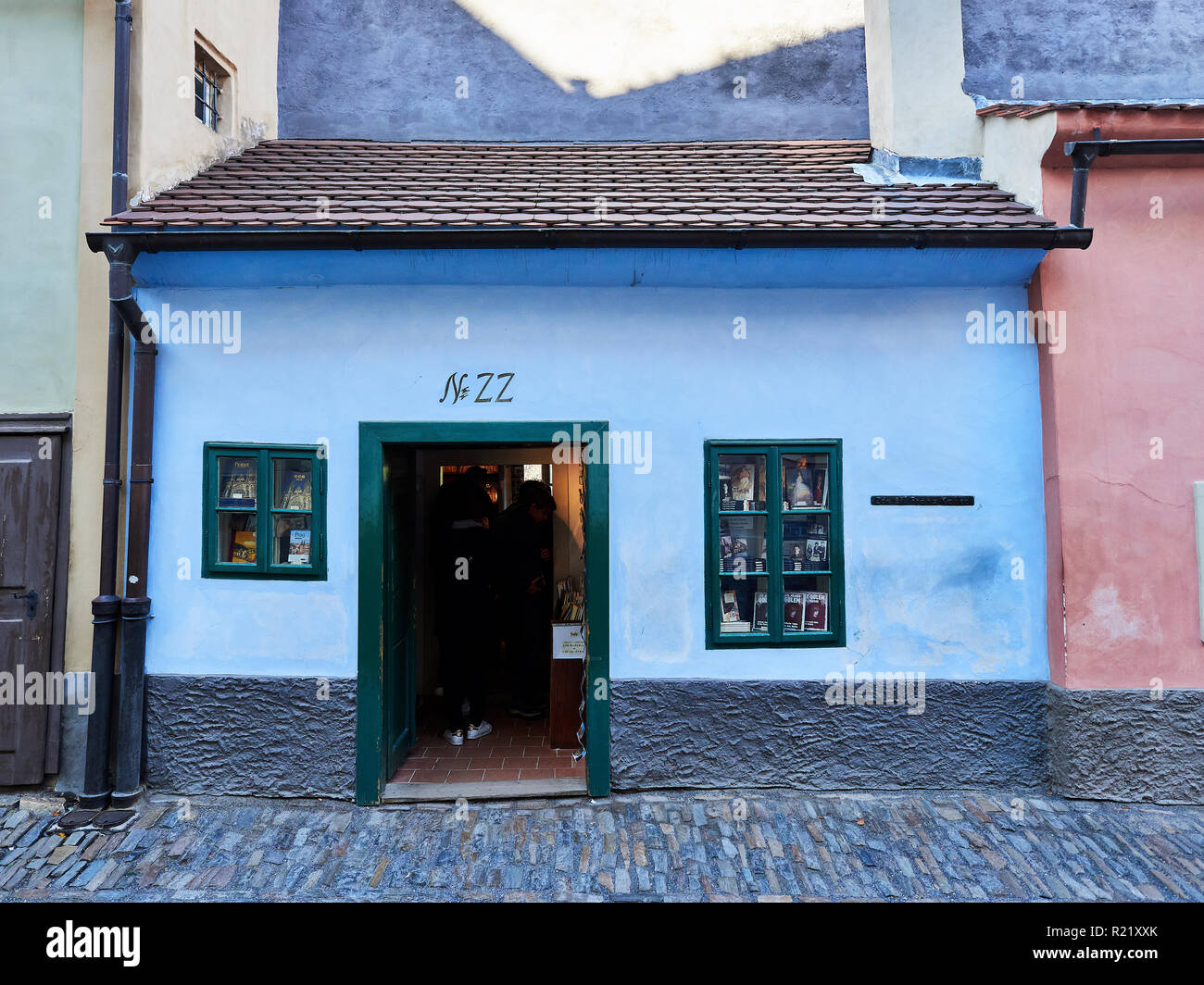 Kafka house blue hi-res stock photography and images - Alamy
