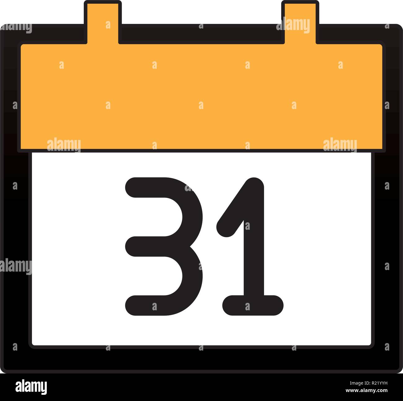 calendar reminder on white background vector illustration Stock Vector ...